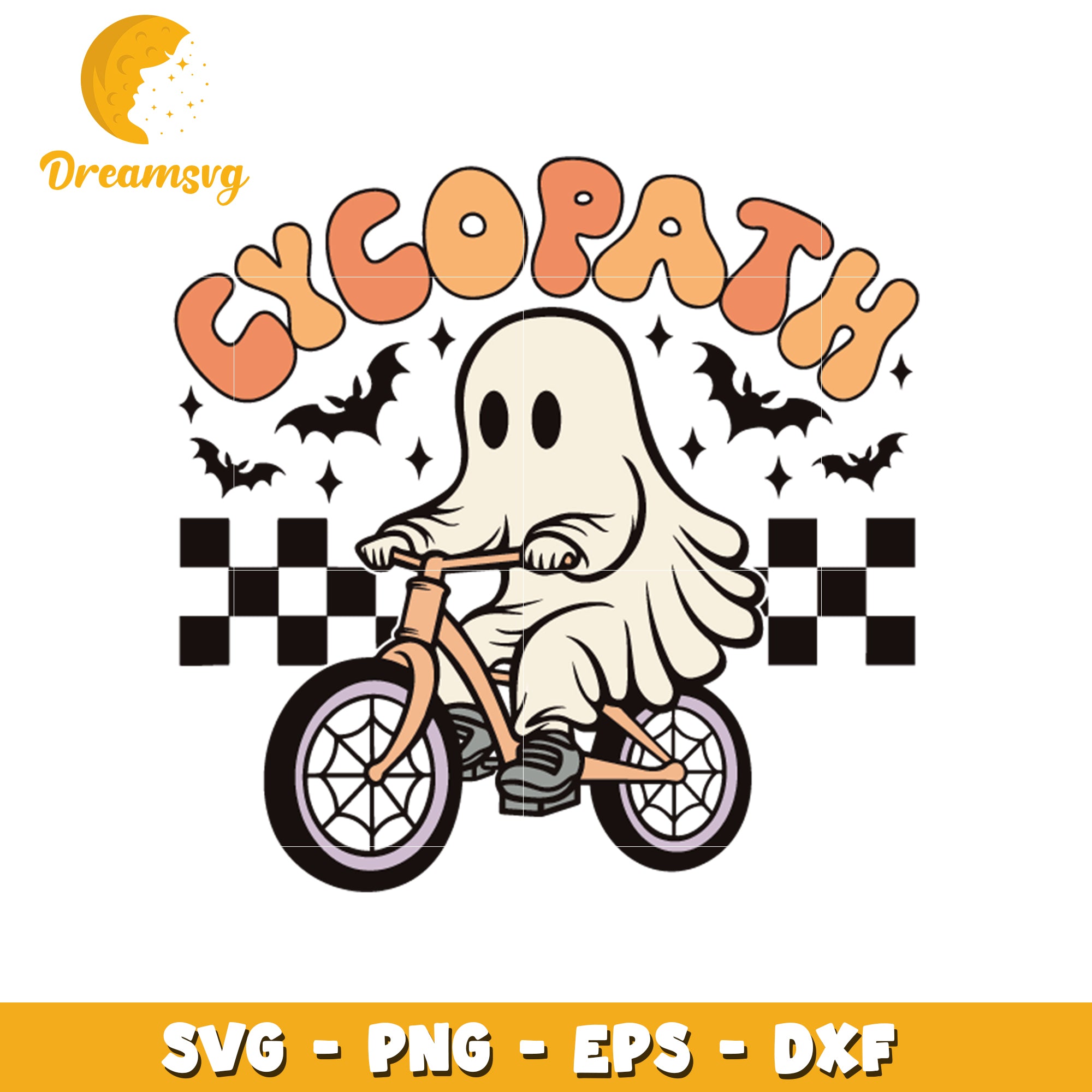 Cycopath ghost halloween svg, ghost svg, halloween svg – DreamSVG Store