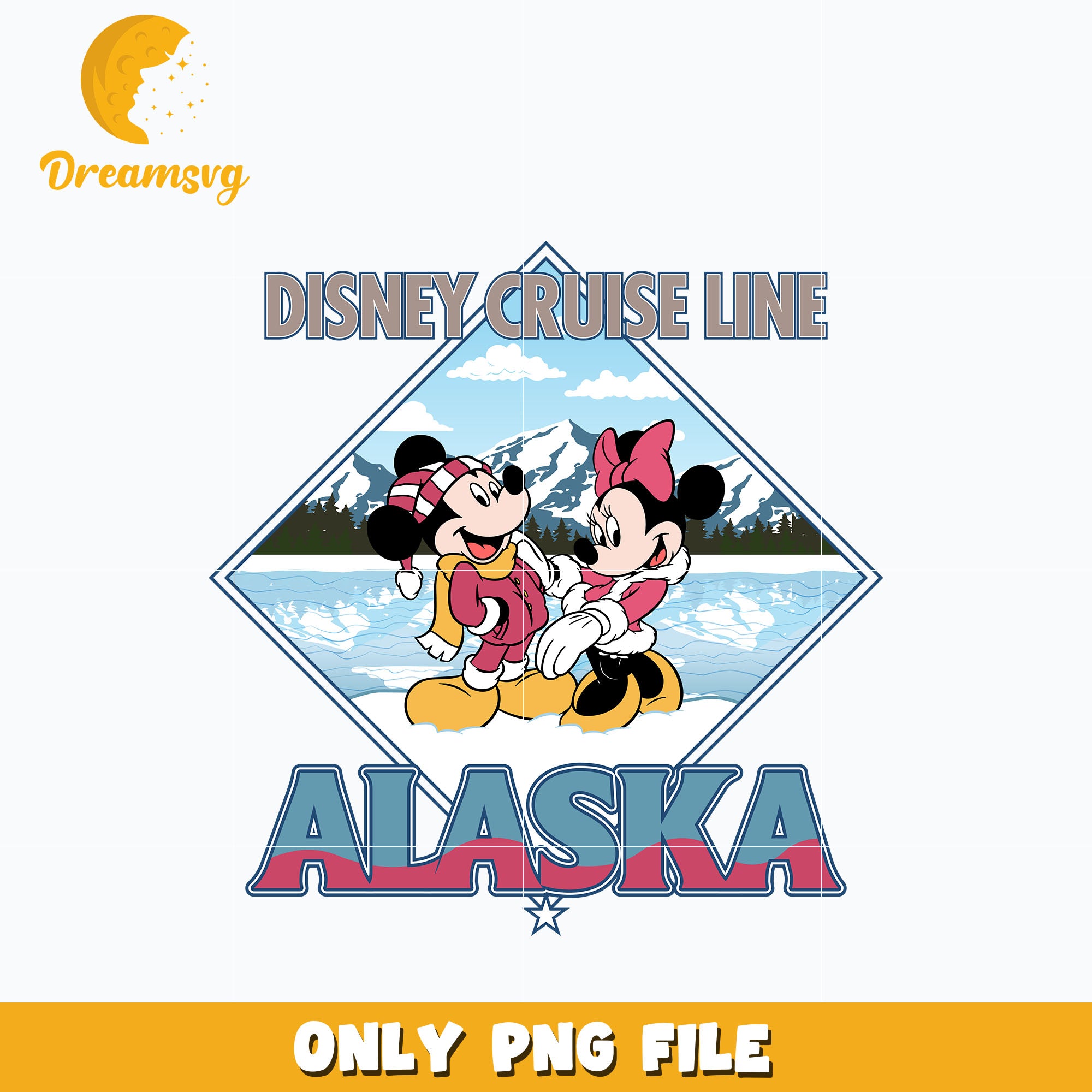 Disney Cruise Line alaska Mouse Couple png – DreamSVG Store