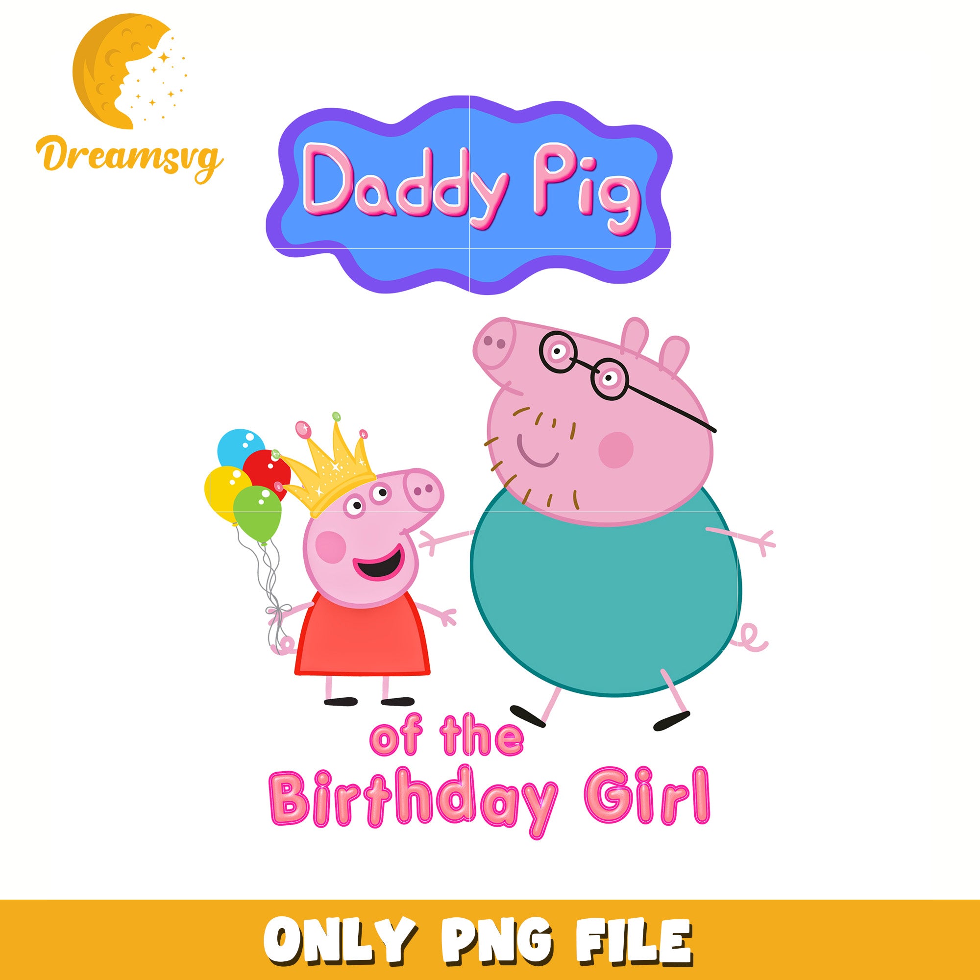 Daddy pig of the birthday girl png, peppa pig cartoon png, peppa pig p ...