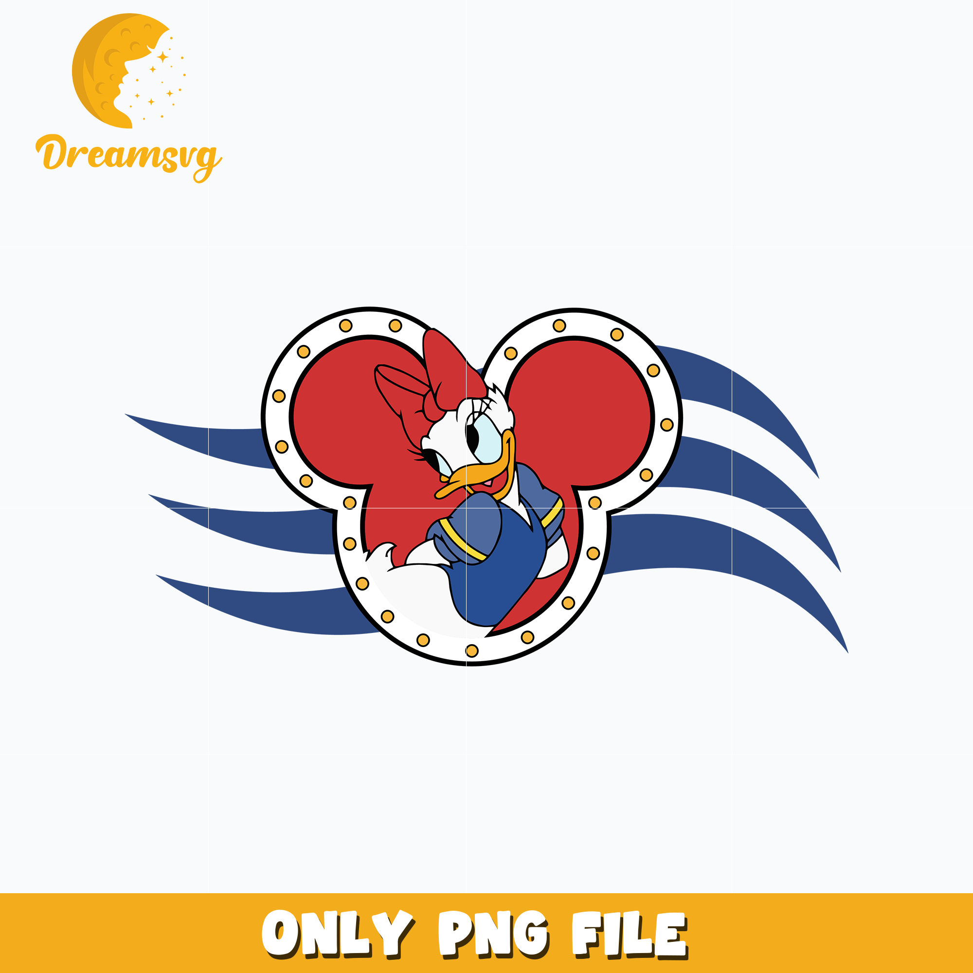 Daisy duck mickey head cruise png – DreamSVG Store