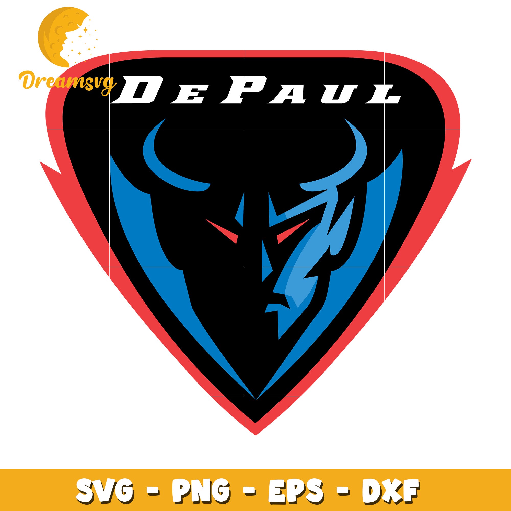 DePaul University Logo SVG Vector Graphic for Stylish Designs ...