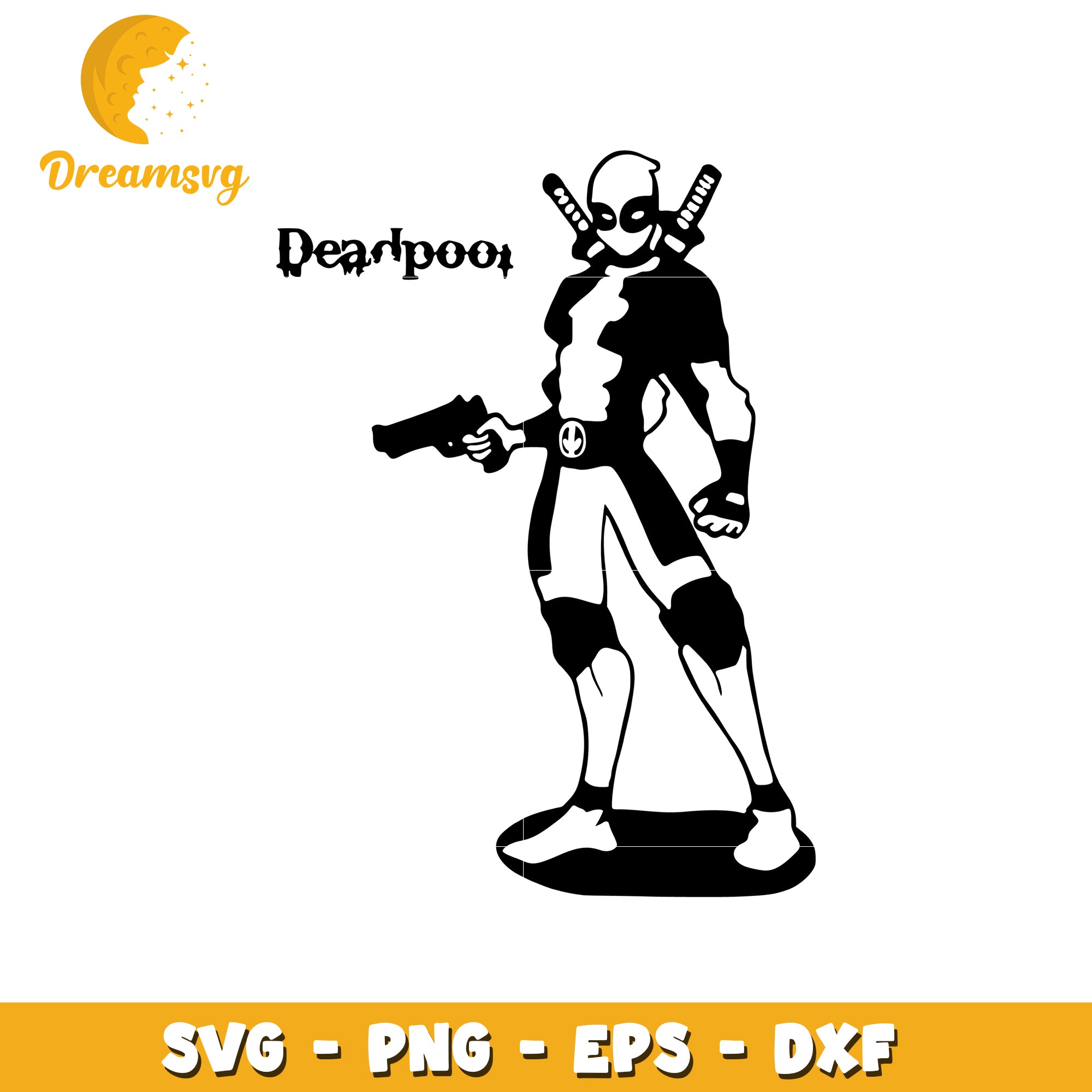 Deadpool SVG Cut File Instant Download – DreamSVG Store