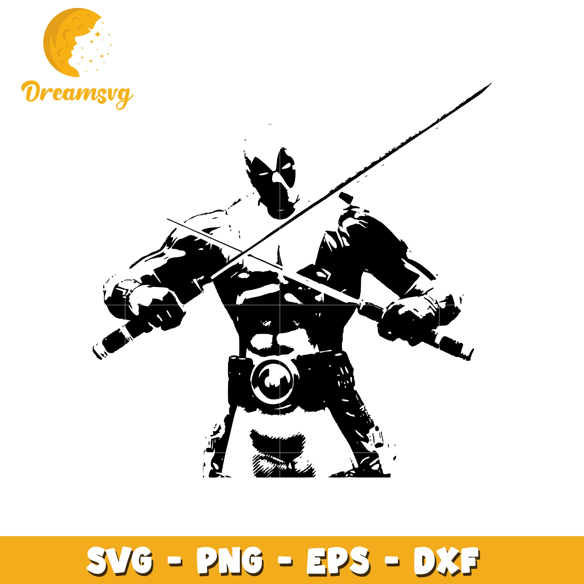 Deadpool SVG Cutting File for Cricut and Silhouette Use – DreamSVG Store