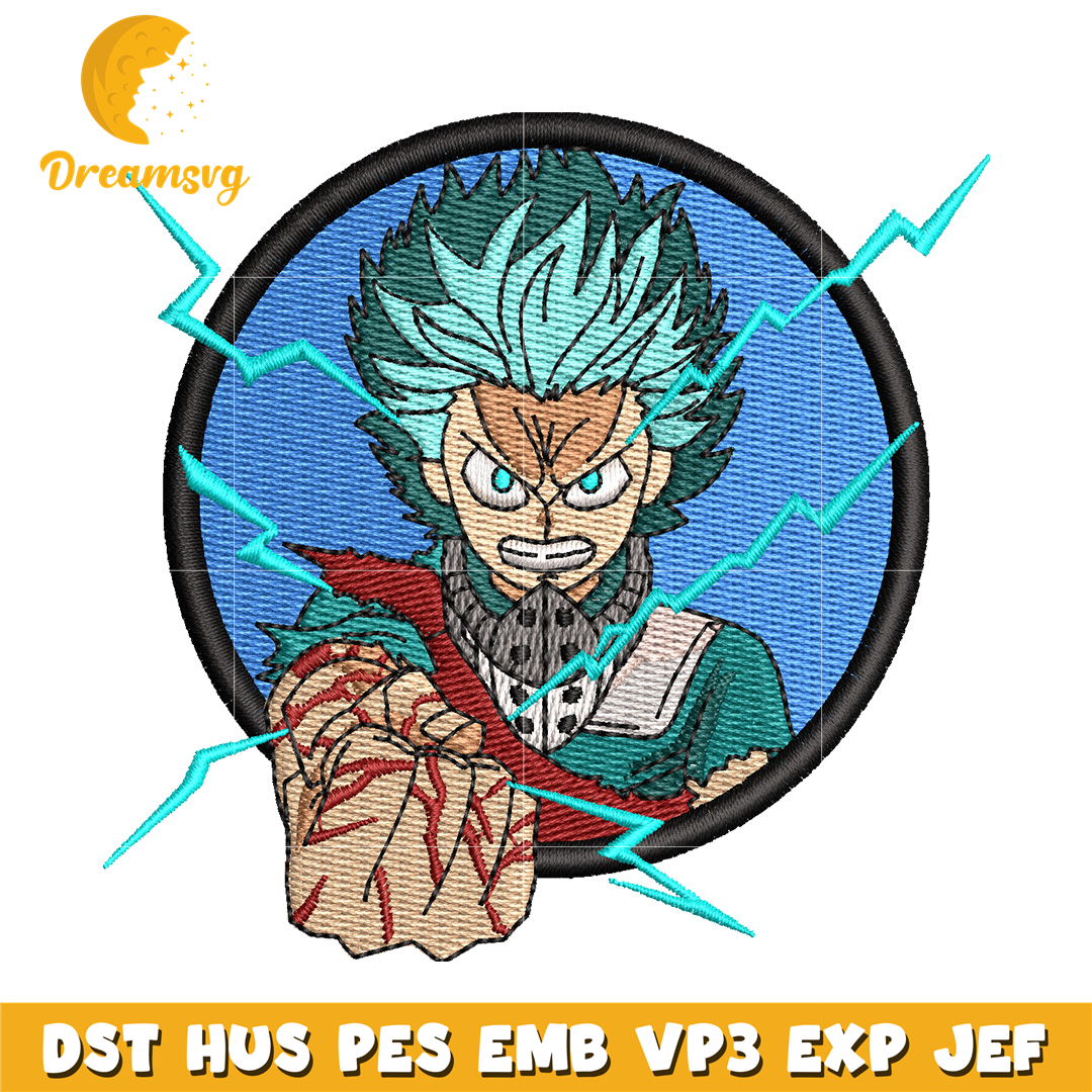 Deku circle embroidery design – DreamSVG Store