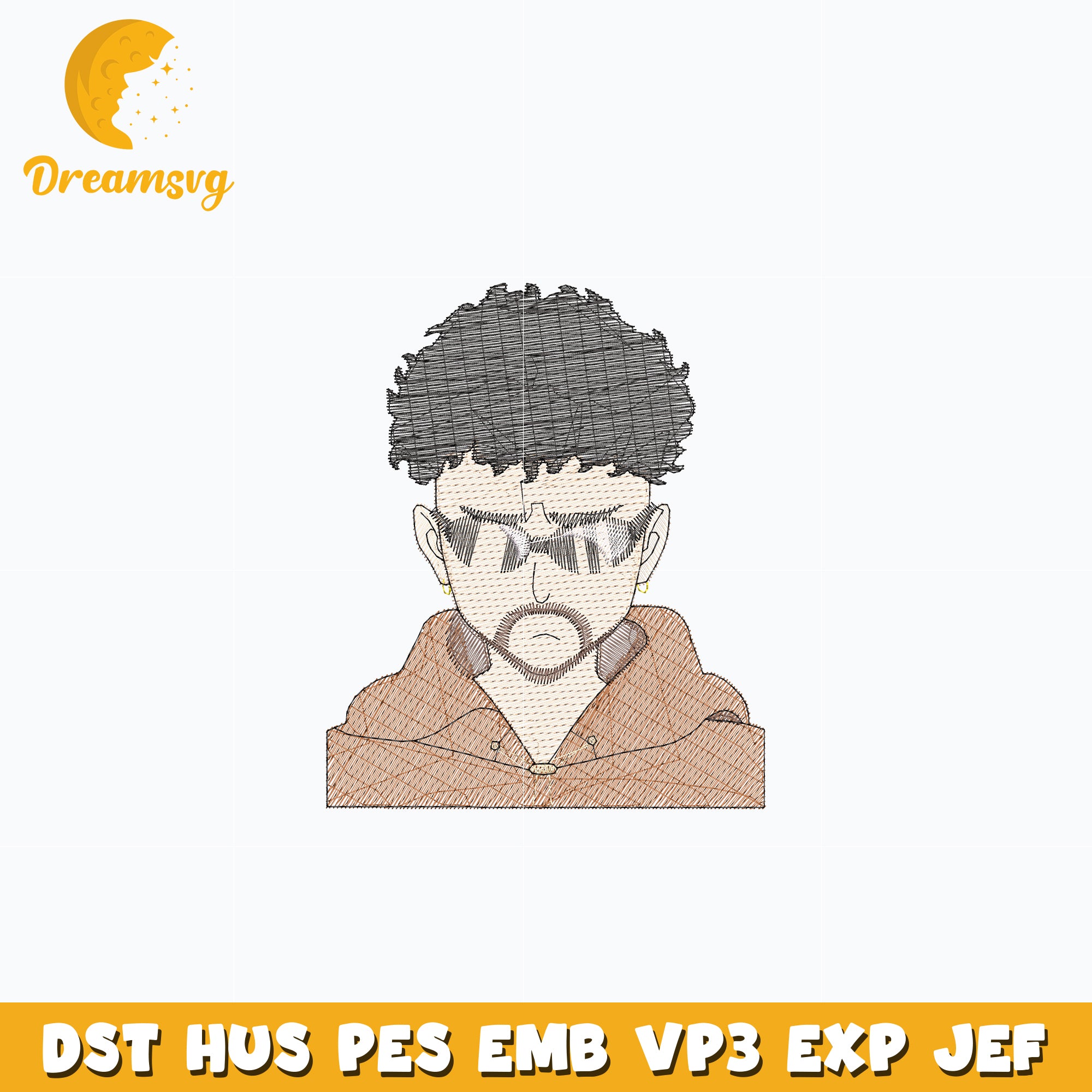 Bad Bunny embroidery design – DreamSVG Store