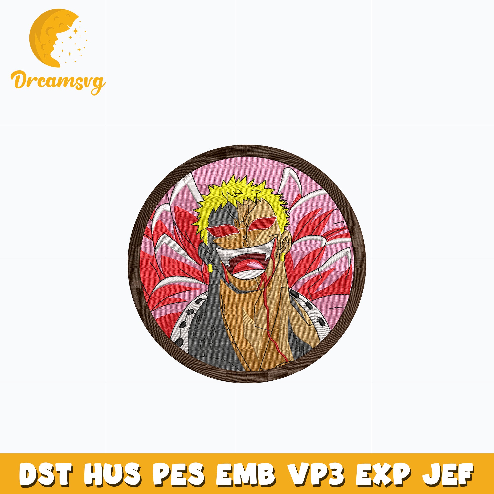 Doflamingo laugh embroidery design – DreamSVG Store