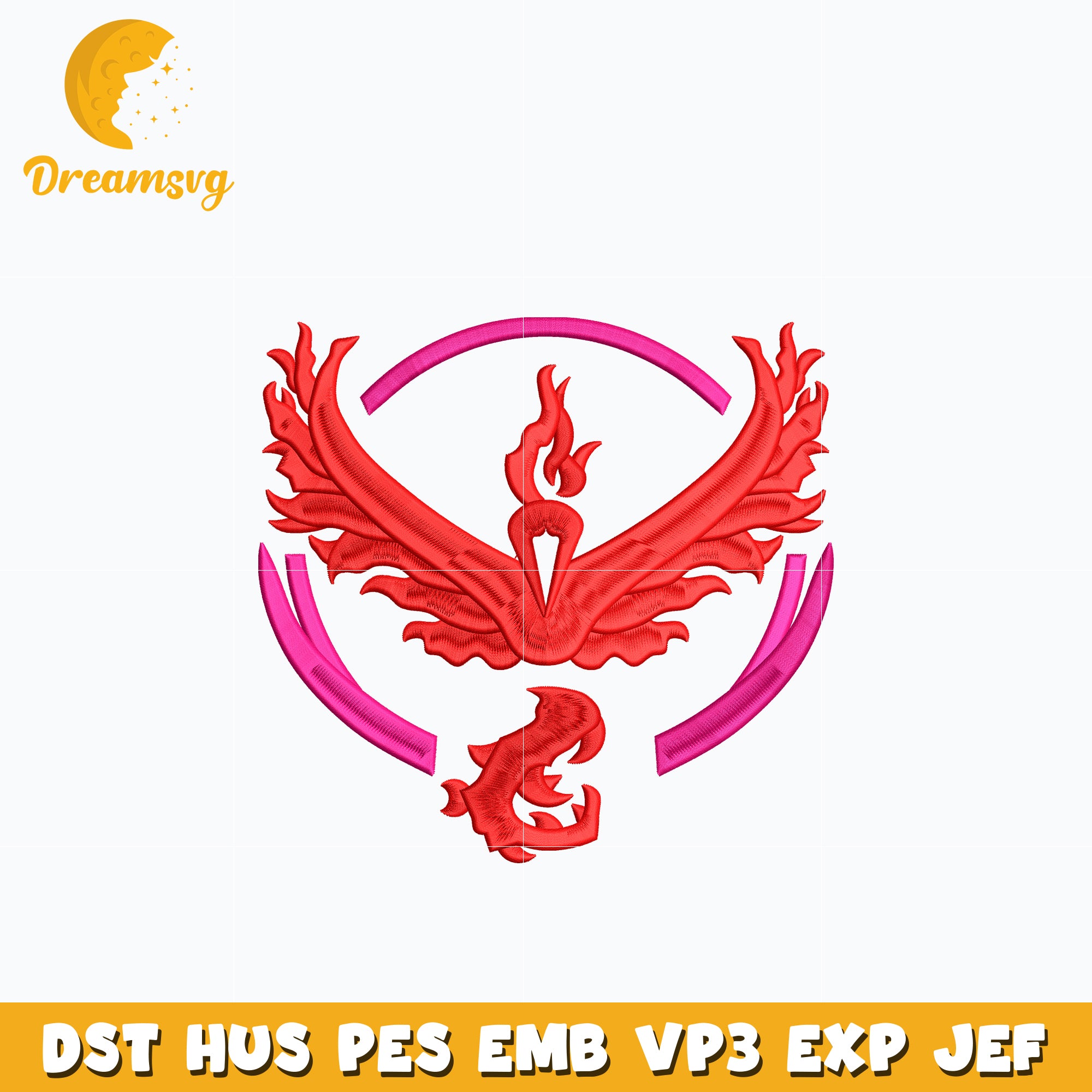 Valor logo pokemon embroidery design – DreamSVG Store