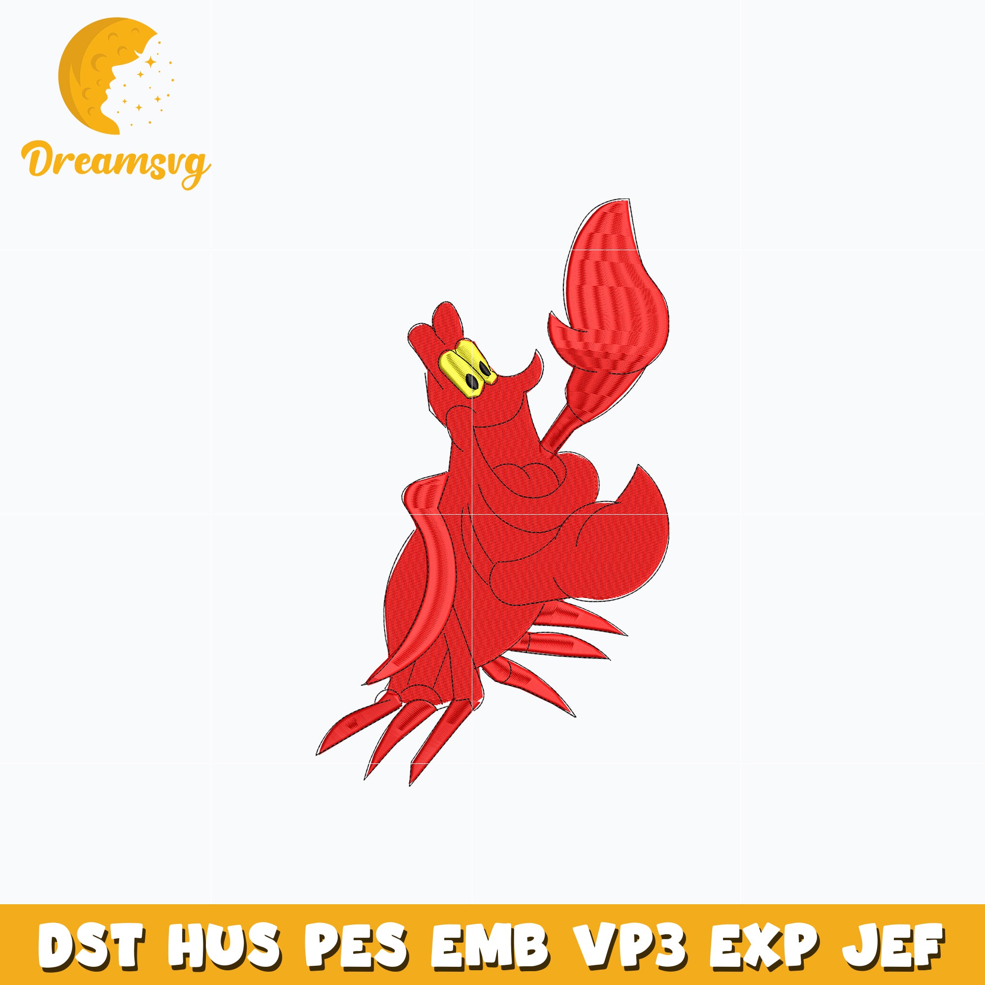 Sebastian embroidery design – DreamSVG Store