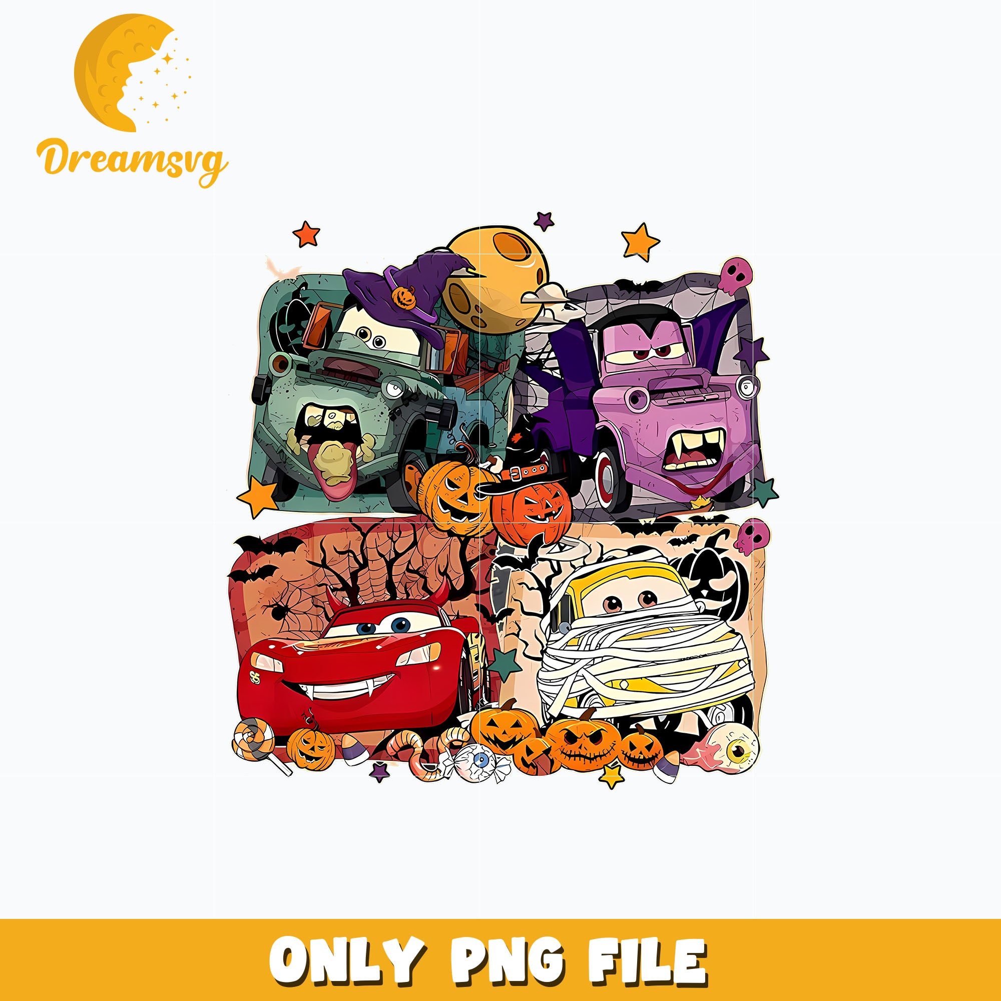 Disney Cars Halloween png – DreamSVG Store
