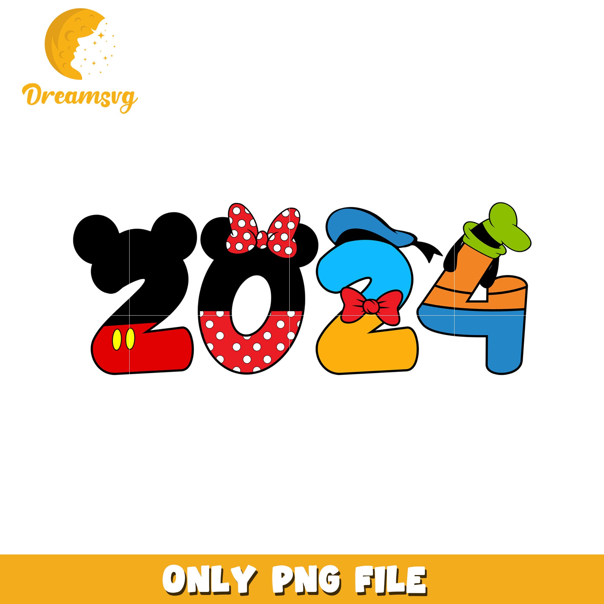Disney 2024 PNG Design – DreamSVG Store