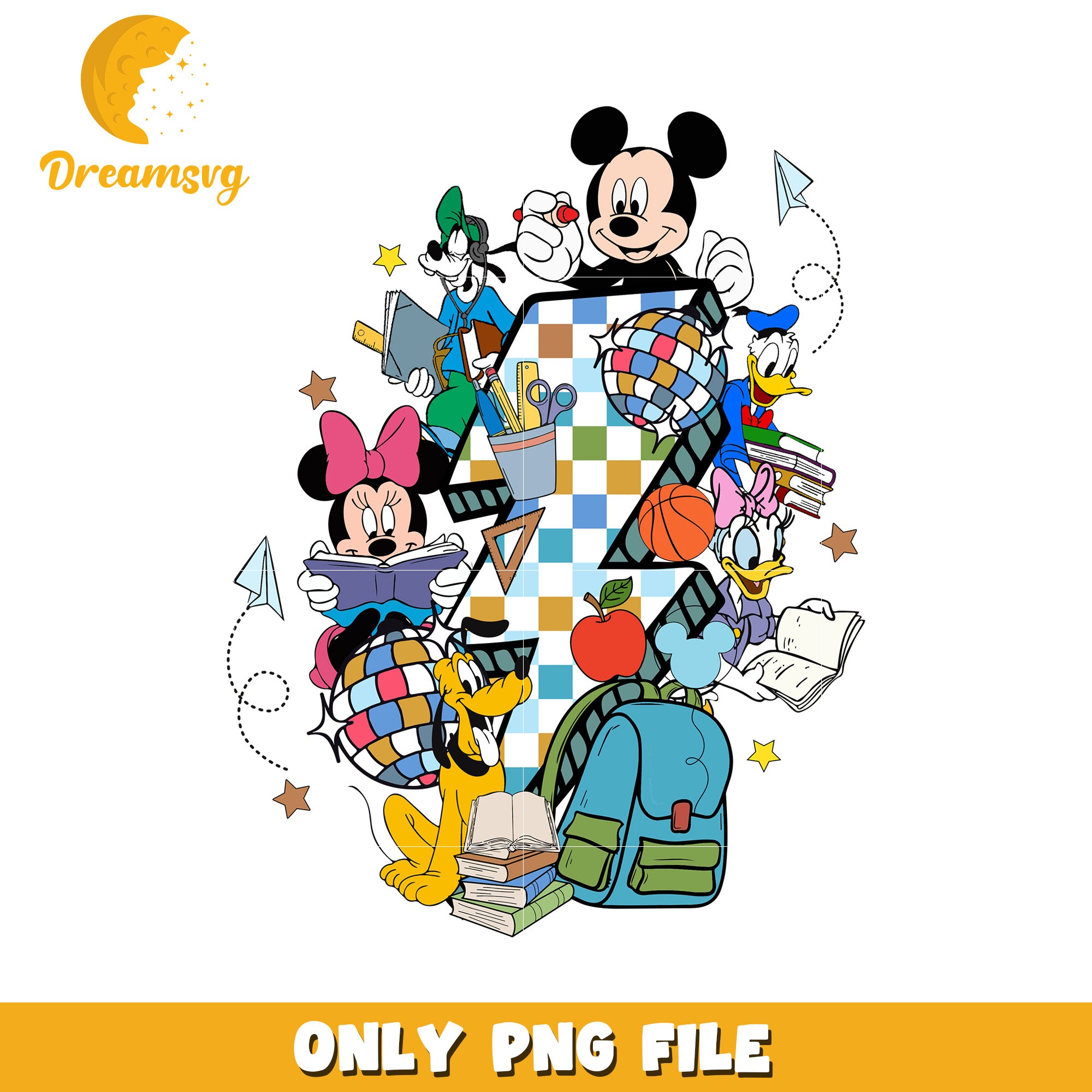 Disney Back To School PNG – DreamSVG Store
