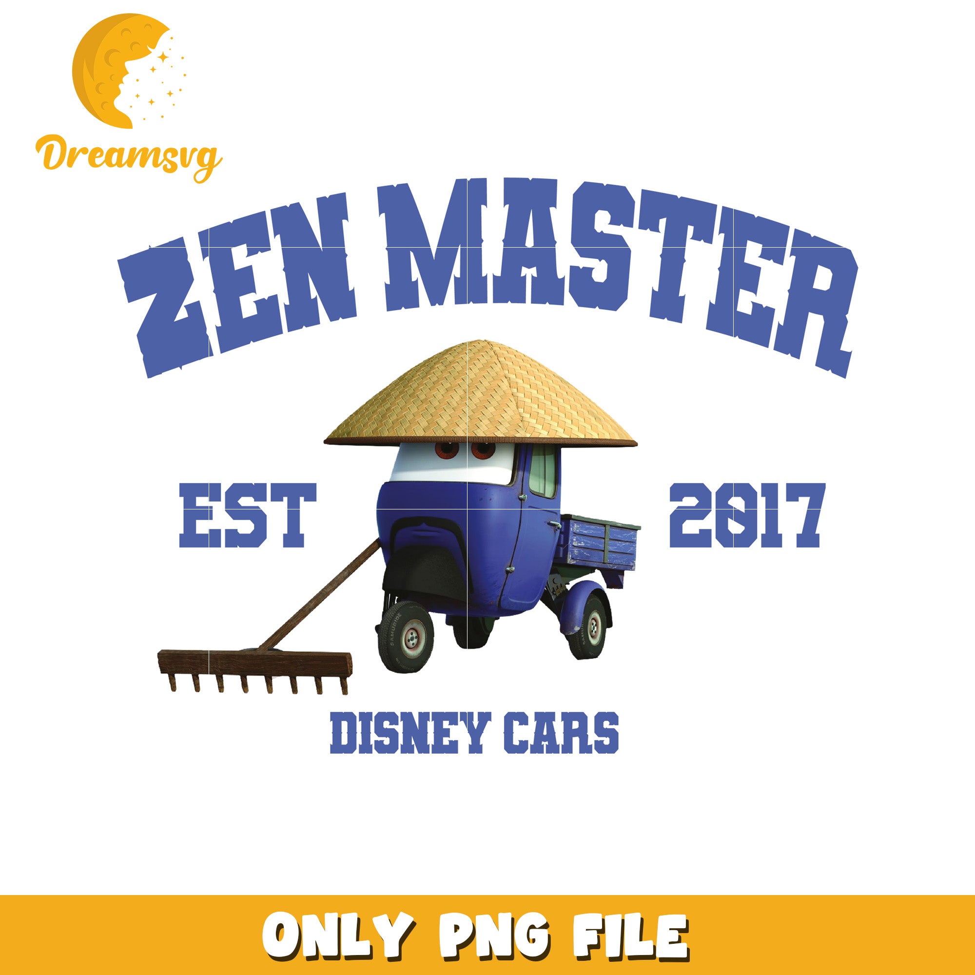 Disney Cars Zen Master PNG – DreamSVG Store