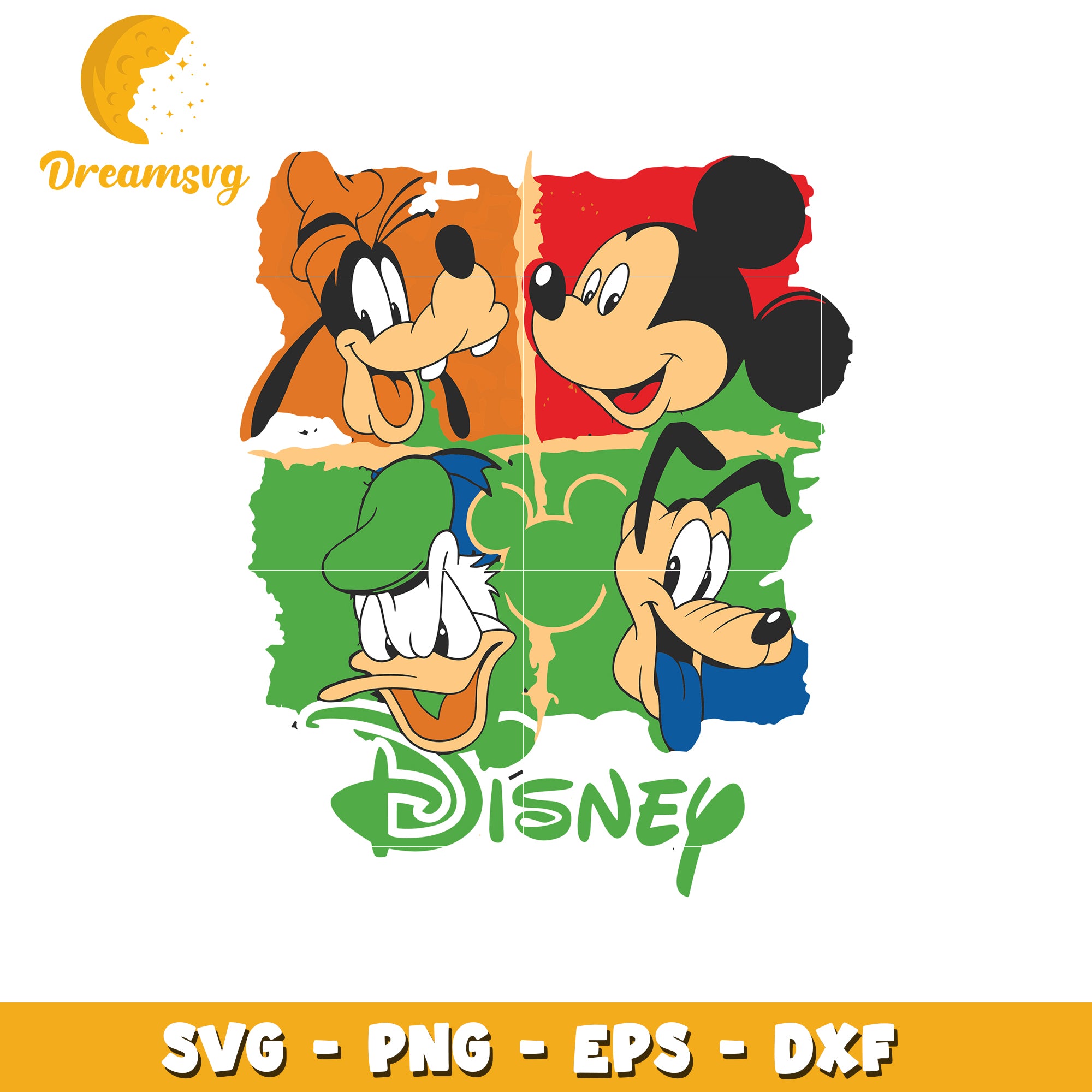 Disney Characters SVG Cut File – DreamSVG Store