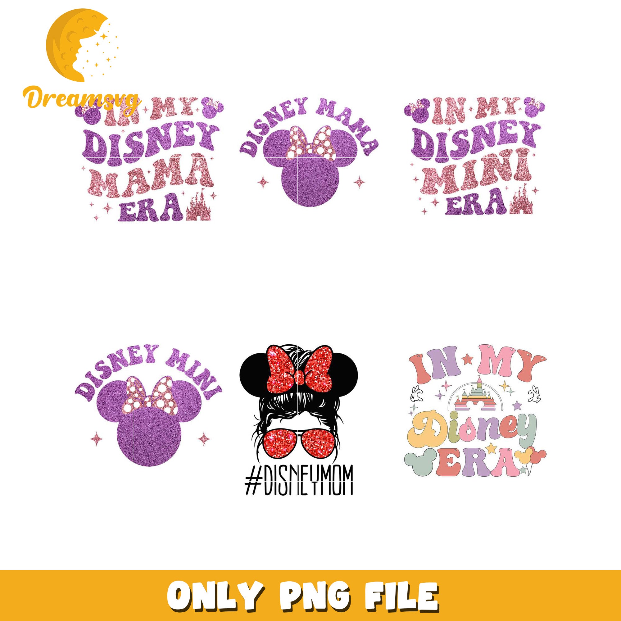 Disney Mama & Mini PNG Bundle – DreamSVG Store
