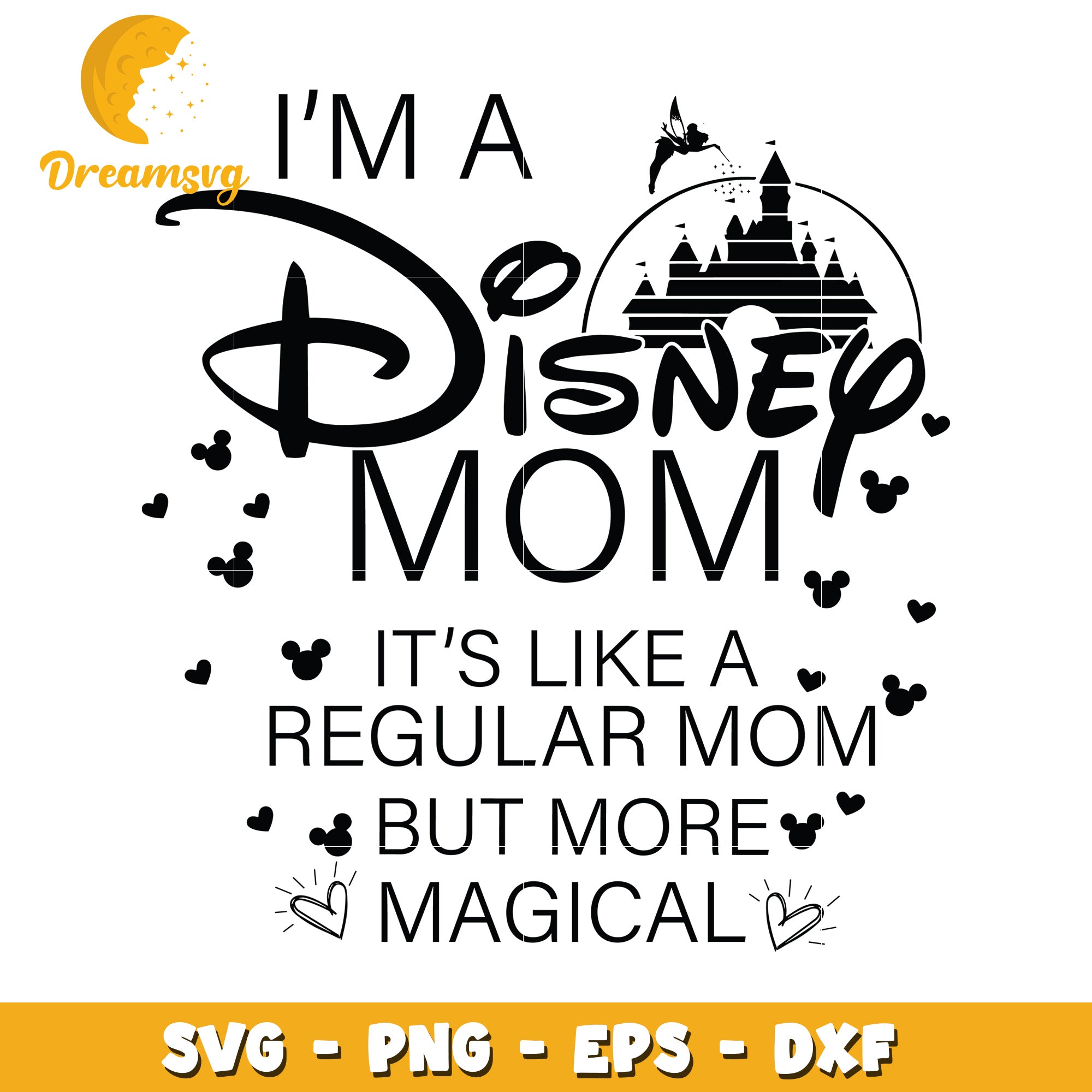 Disney Mom SVG Cut File PNG EPS DXF – DreamSVG Store