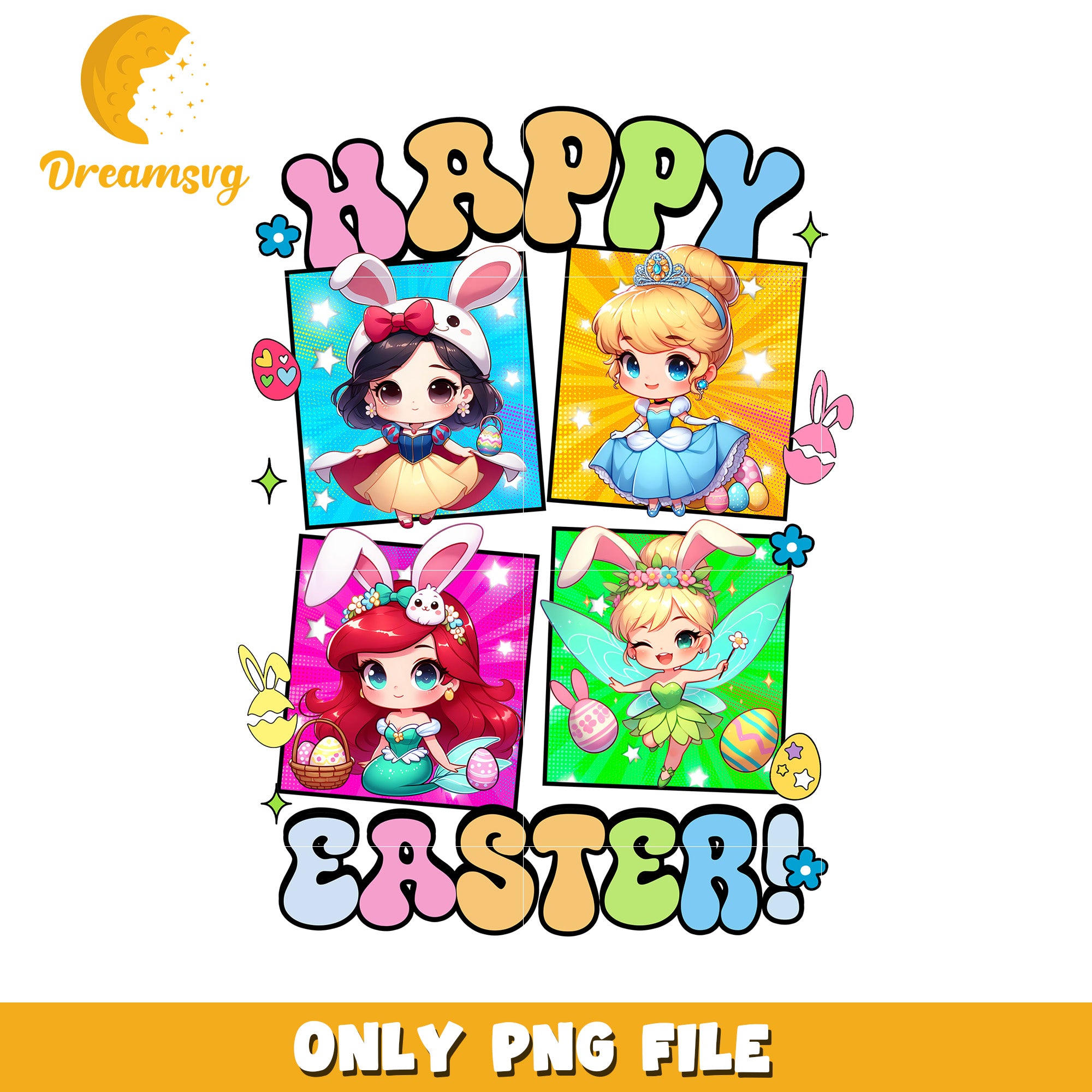 Disney Princess Easter PNG – DreamSVG Store