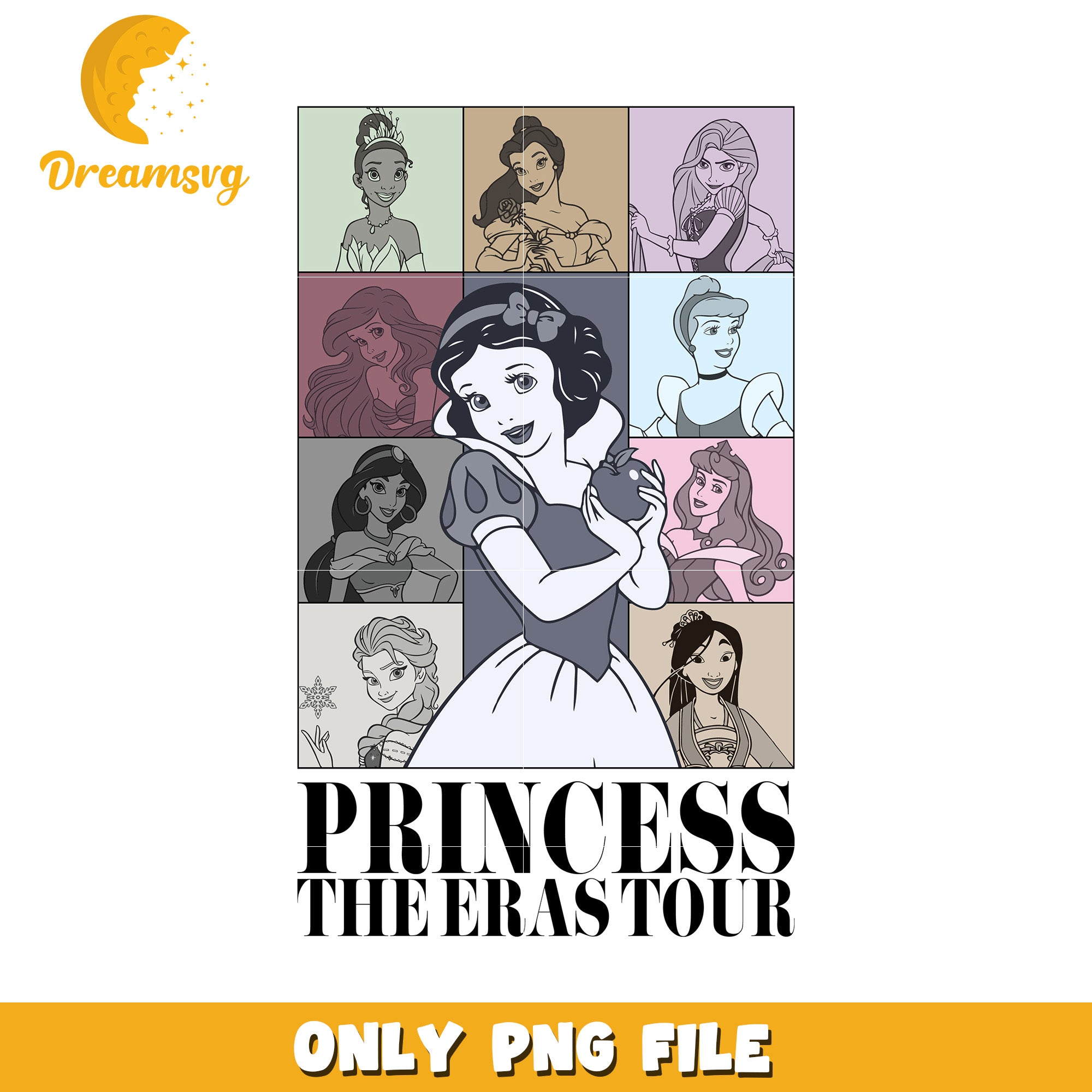Disney Princess Eras Tour PNG – DreamSVG Store
