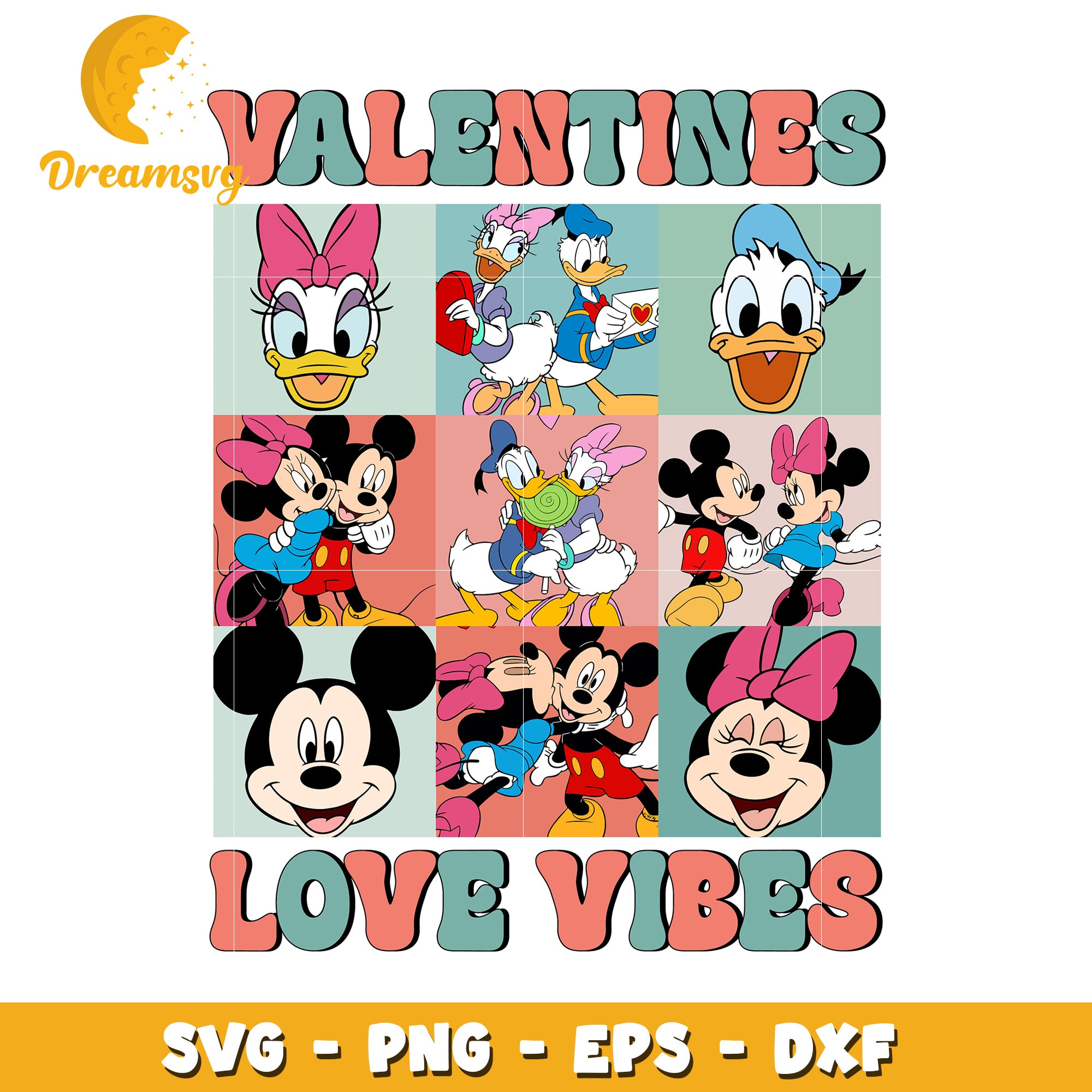 Disney Valentines Love Vibes SVG Bundle – DreamSVG Store