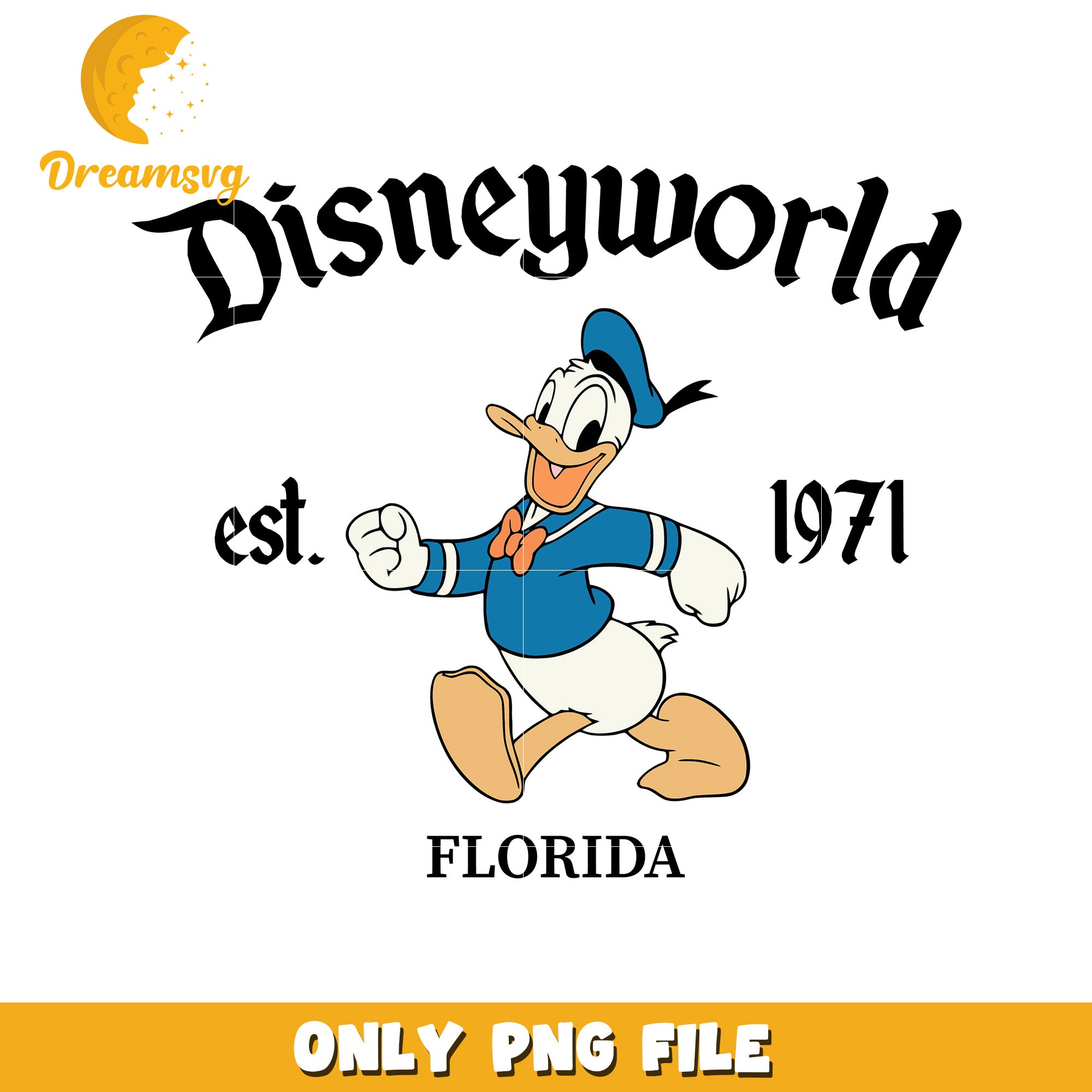 Disney World Donald Duck PNG – DreamSVG Store