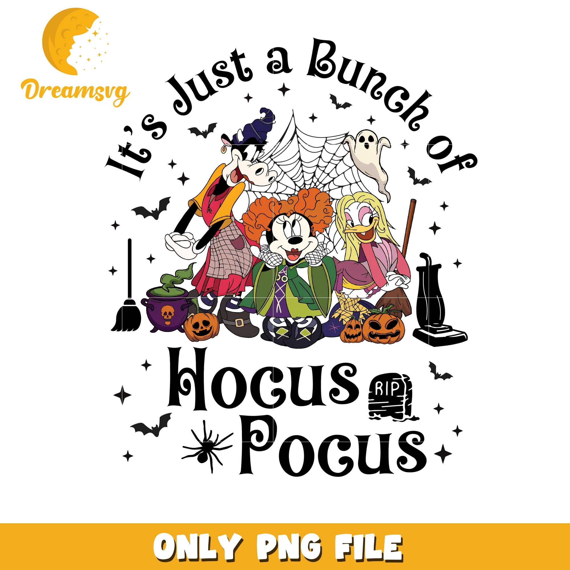 Disney bunch of Hocus Pocus Mickey png, Disney cartoon friends Hocus P ...