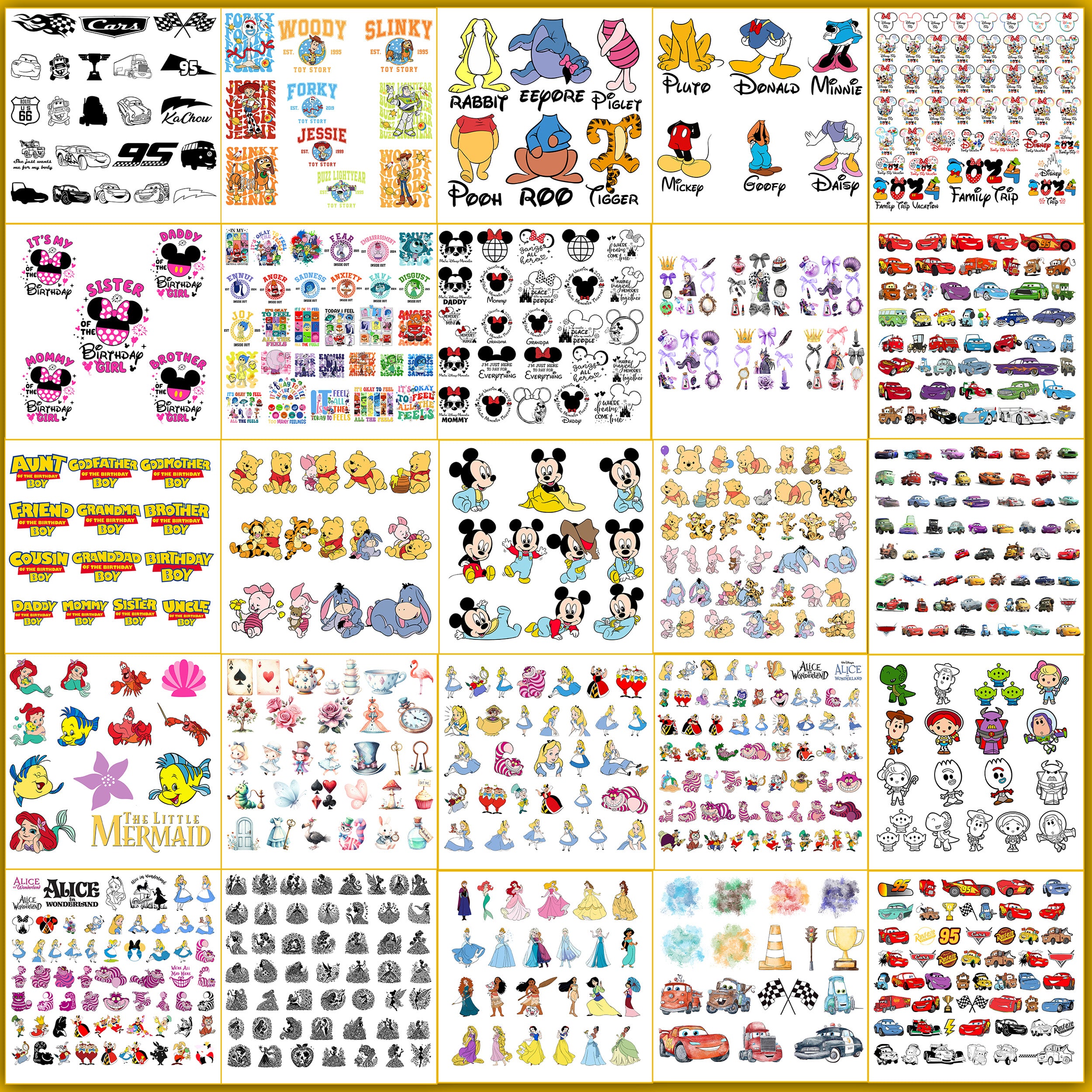 Ultimate 8000+ design disney svg bundle, Disney 2024 svg collection ...