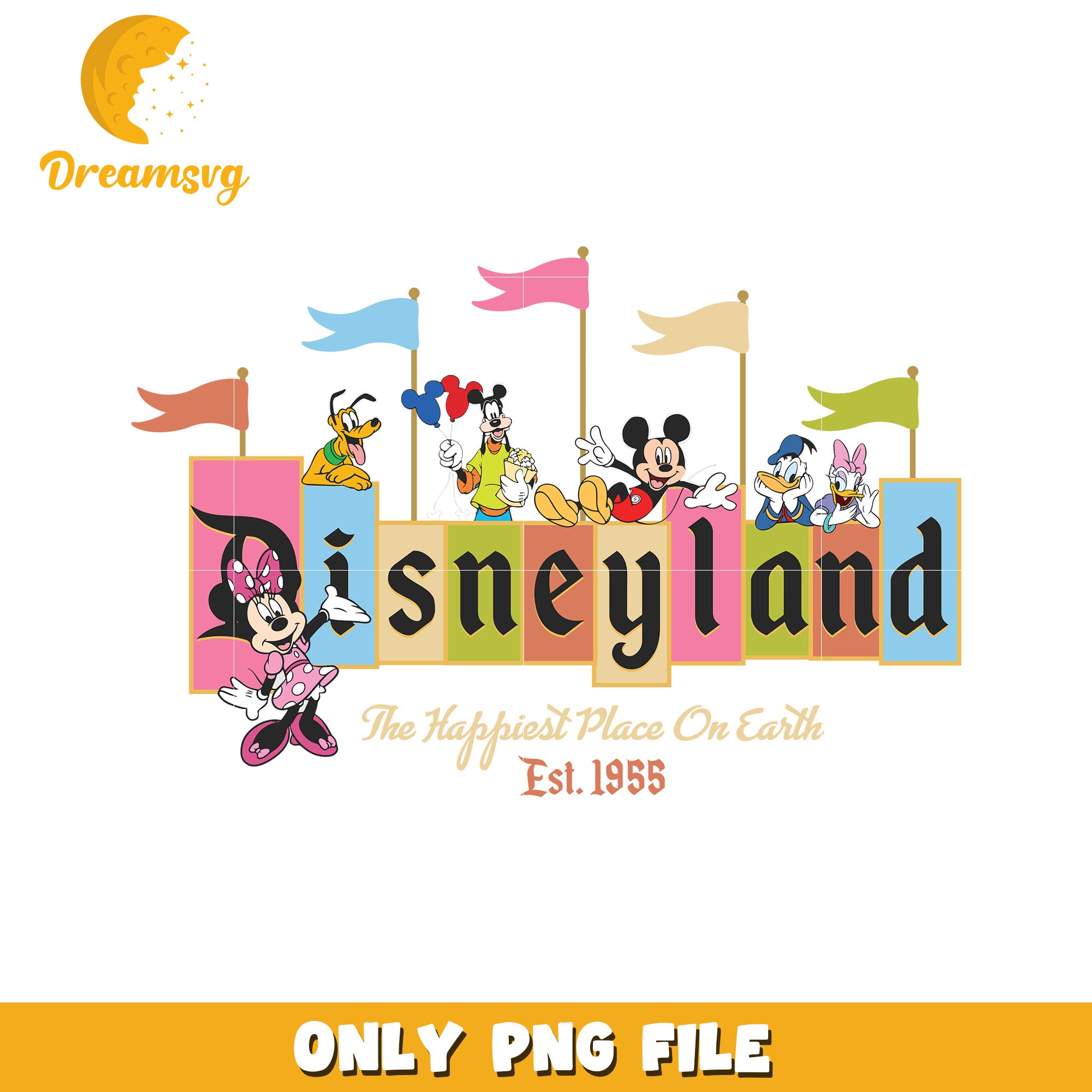 Disneyland PNG Graphic Download – DreamSVG Store