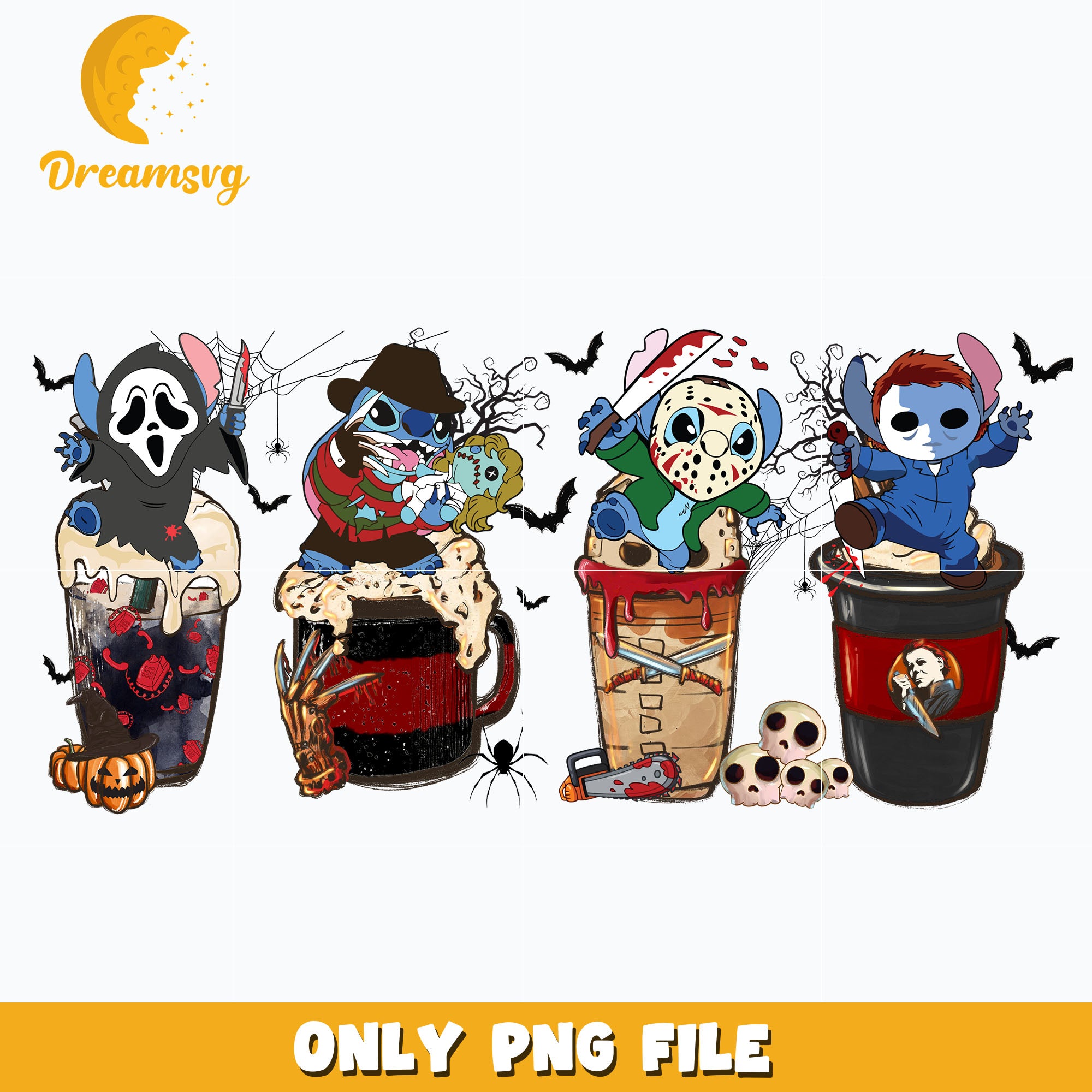 Disney halloween stitch png, Halloween png, Digital download ...