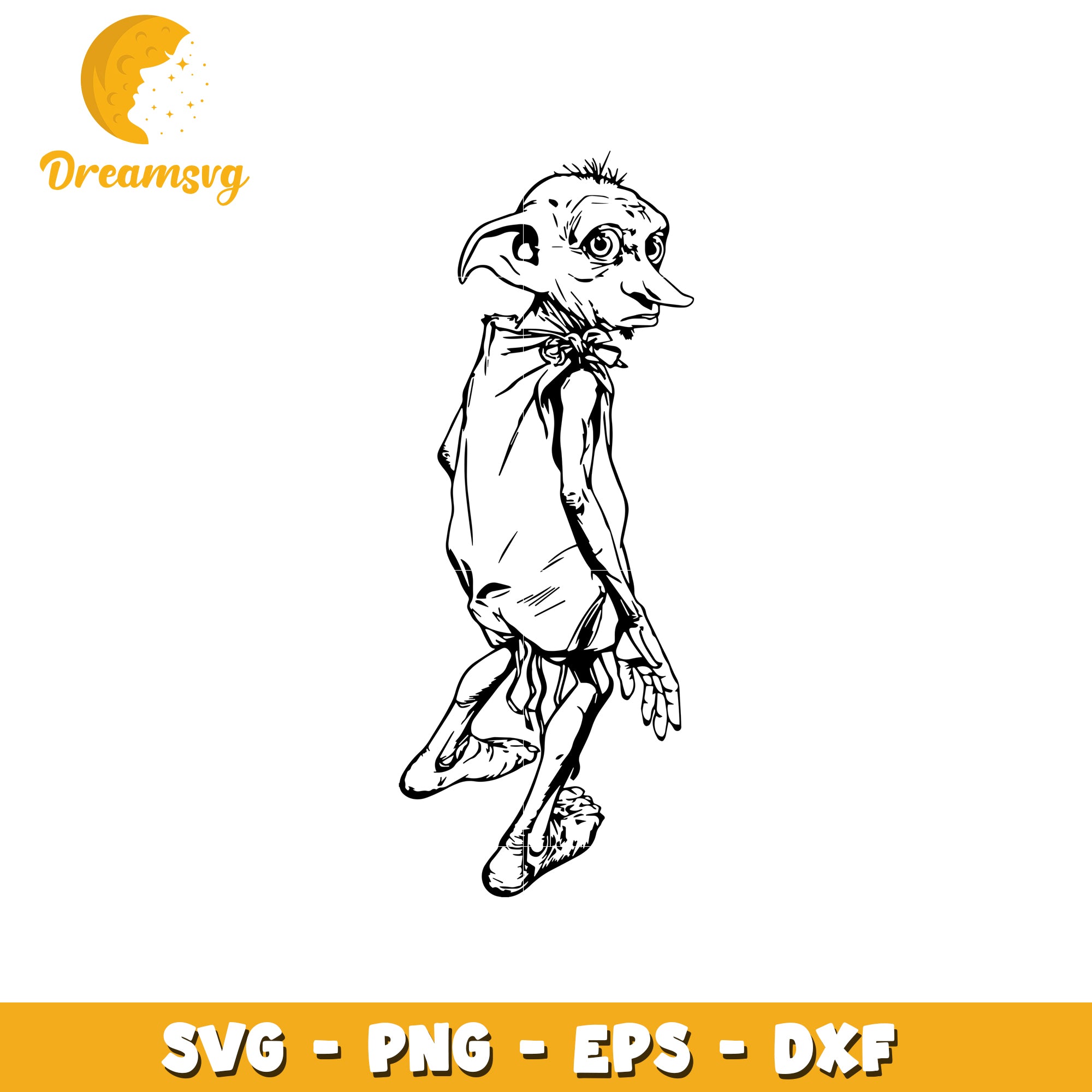 Dobby SVG PNG EPS DXF Cut File – DreamSVG Store