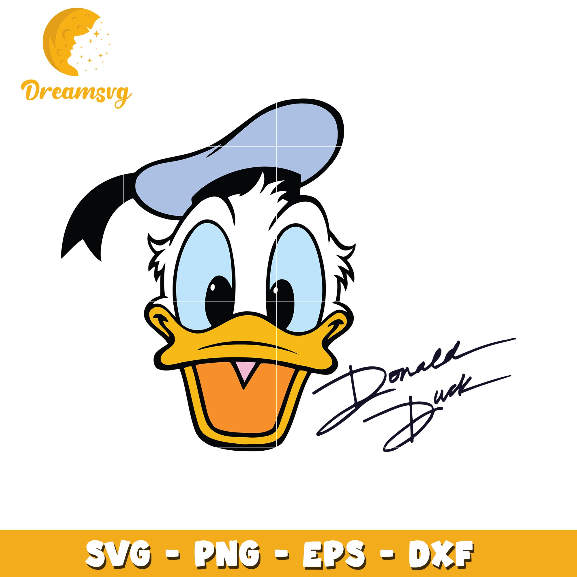 Donald Duck SVG Clipart for Crafts and Design Projects Online ...