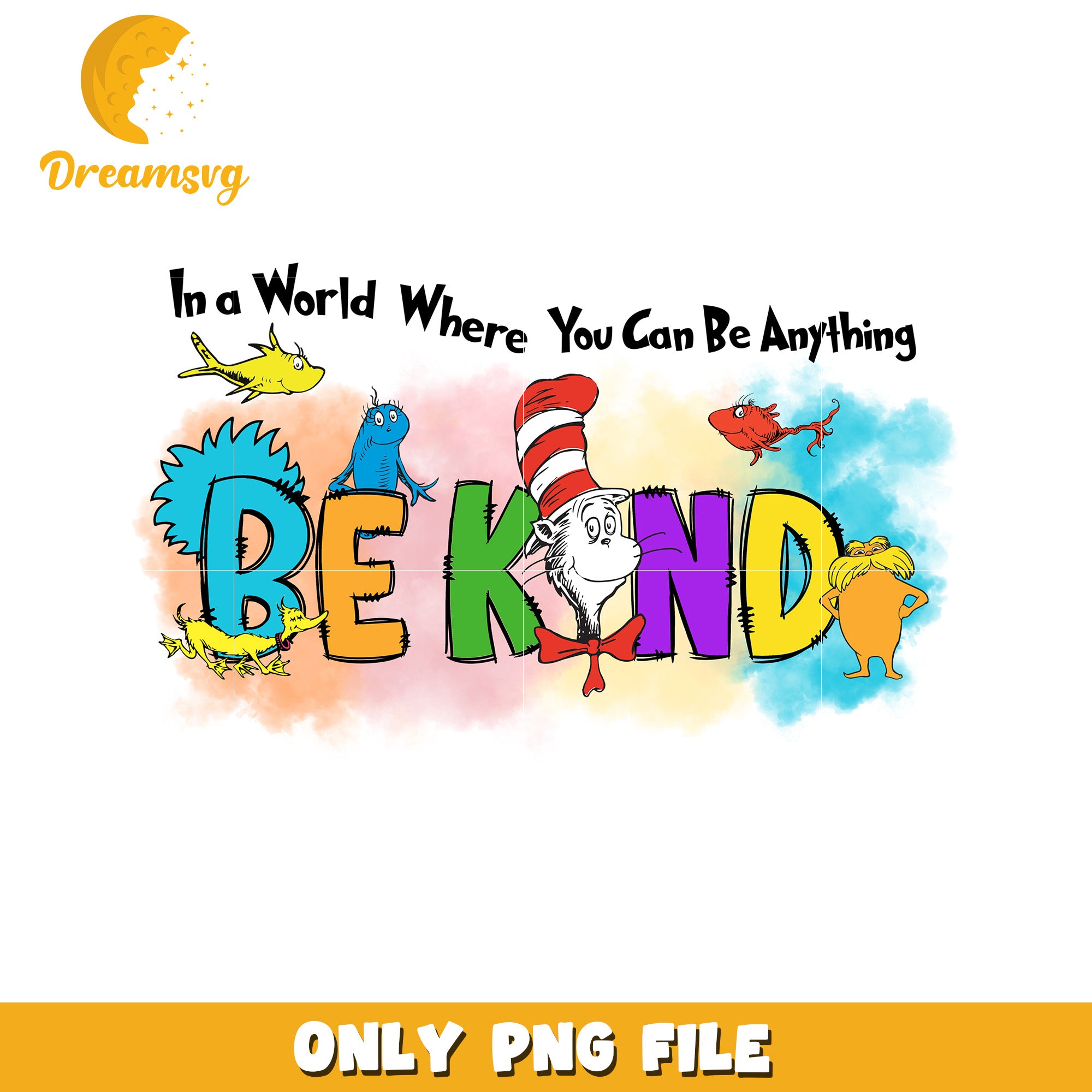 Dr seuss be kind font design png, dr seuss quote png, be kind png ...