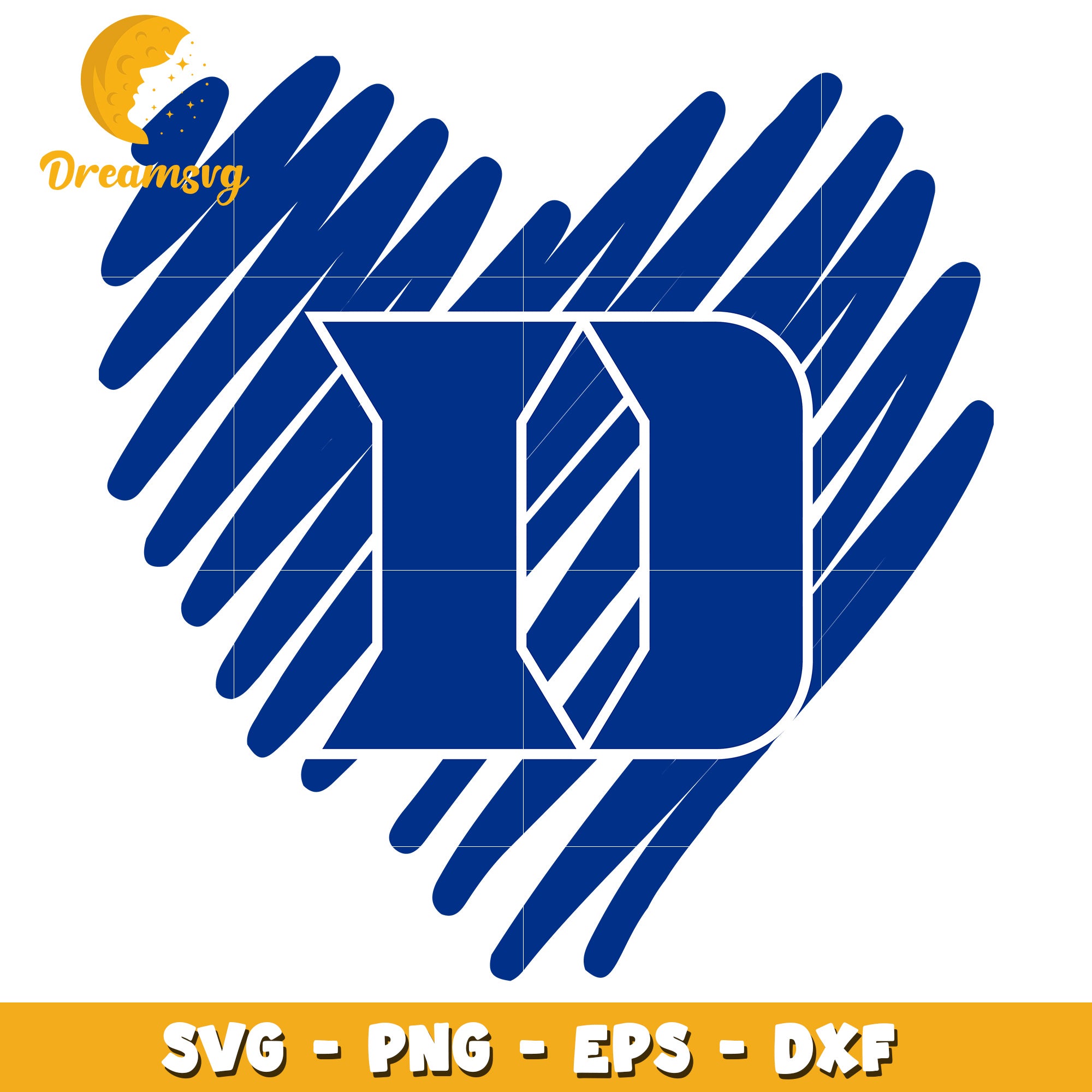 Duke Blue Devils Heart SVG PNG EPS DXF – DreamSVG Store