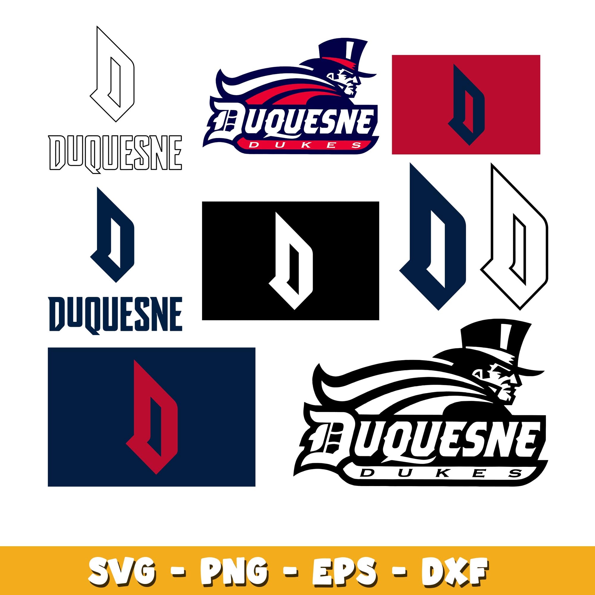 Duquesne Dukes Bundle svg, Duquesne Dukes logo svg, ncaa svg – DreamSVG ...