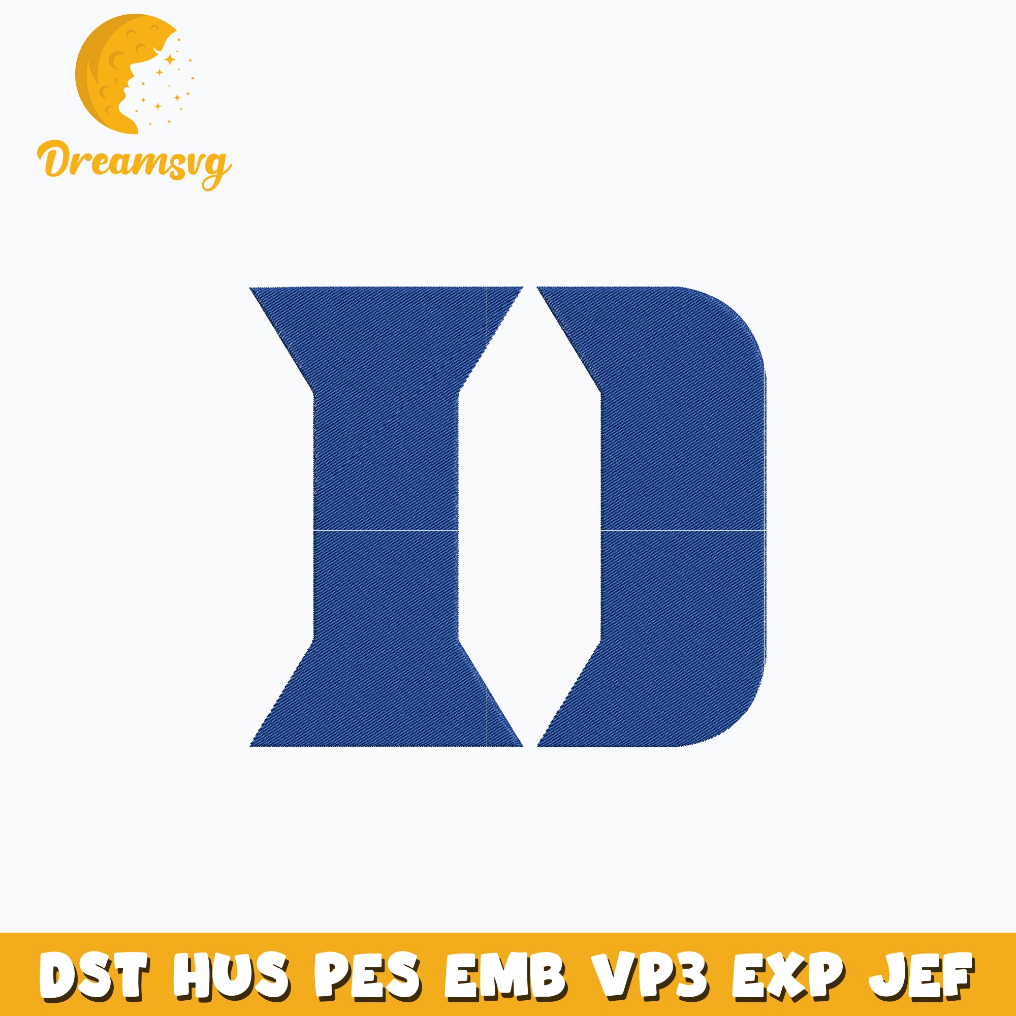 Duke Blue Devils Logo embroidery design – DreamSVG Store