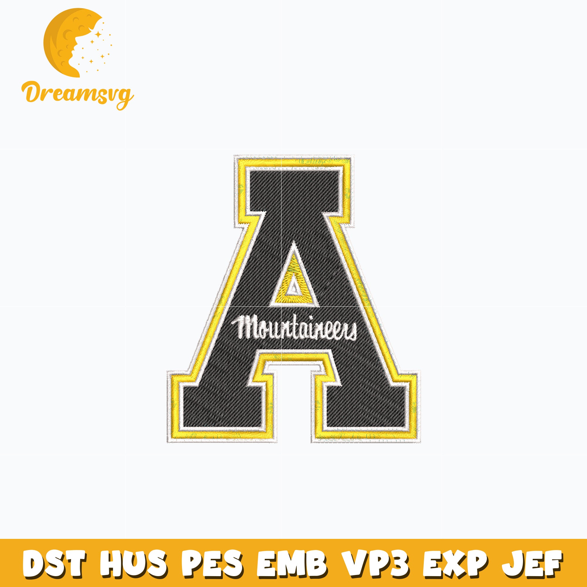 Appalachian State Mountaineers embroidery design – DreamSVG Store