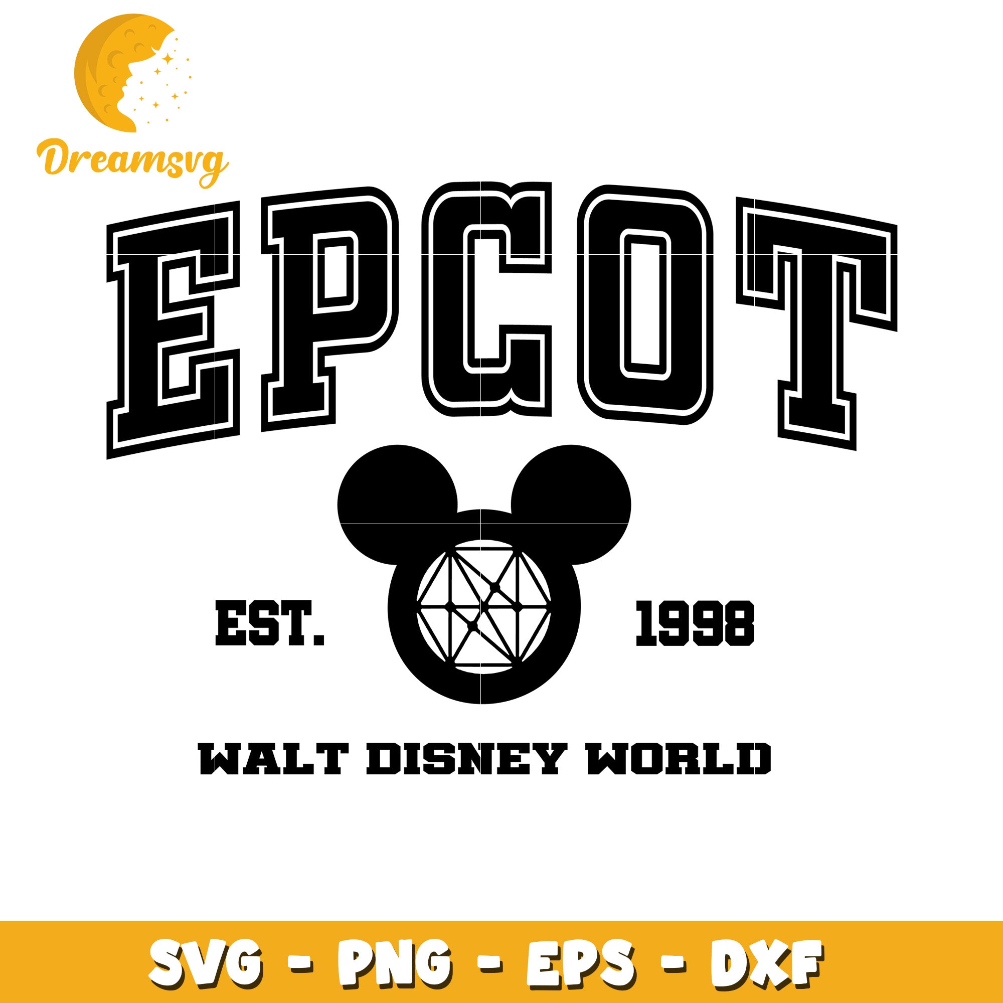 EPCOT SVG Cut File Disney World 1998 – DreamSVG Store