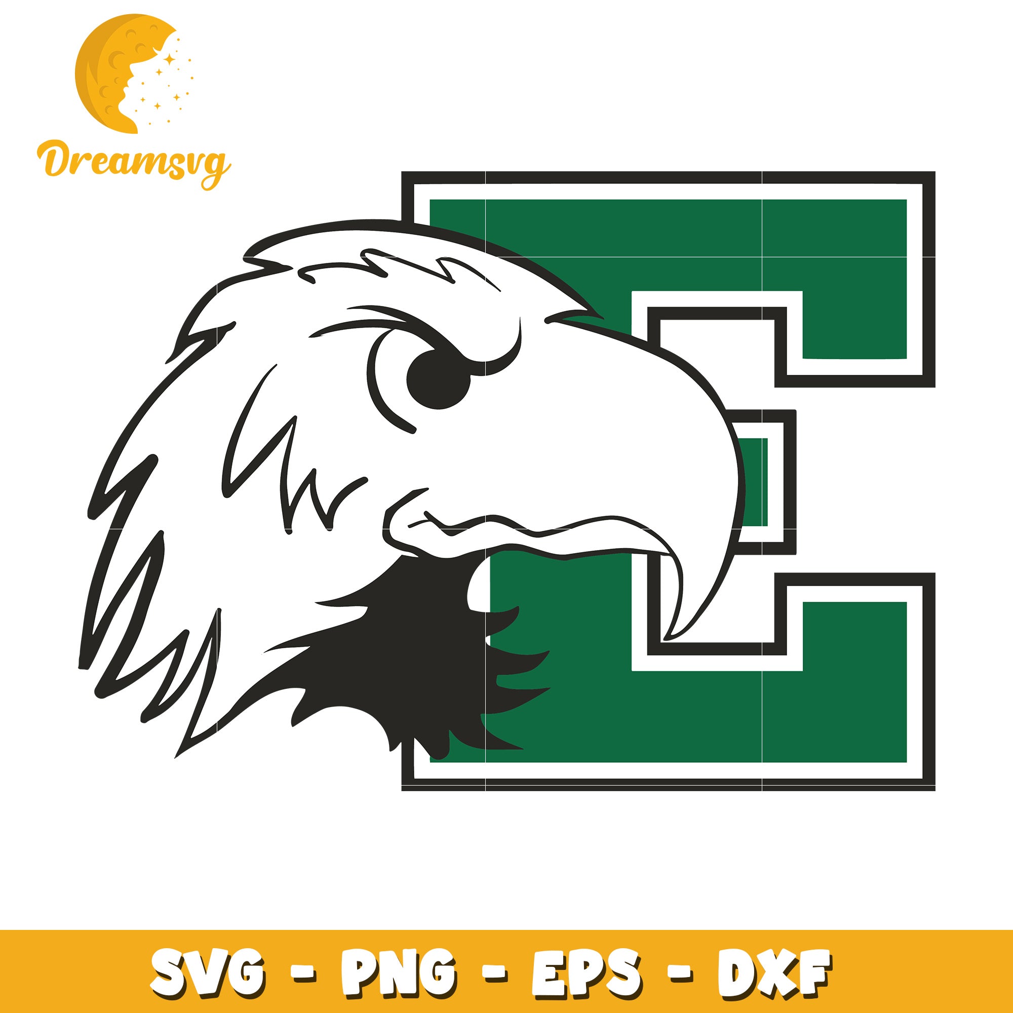 Eagle Logo SVG Graphic for Team Spirit and Merchandise Design ...