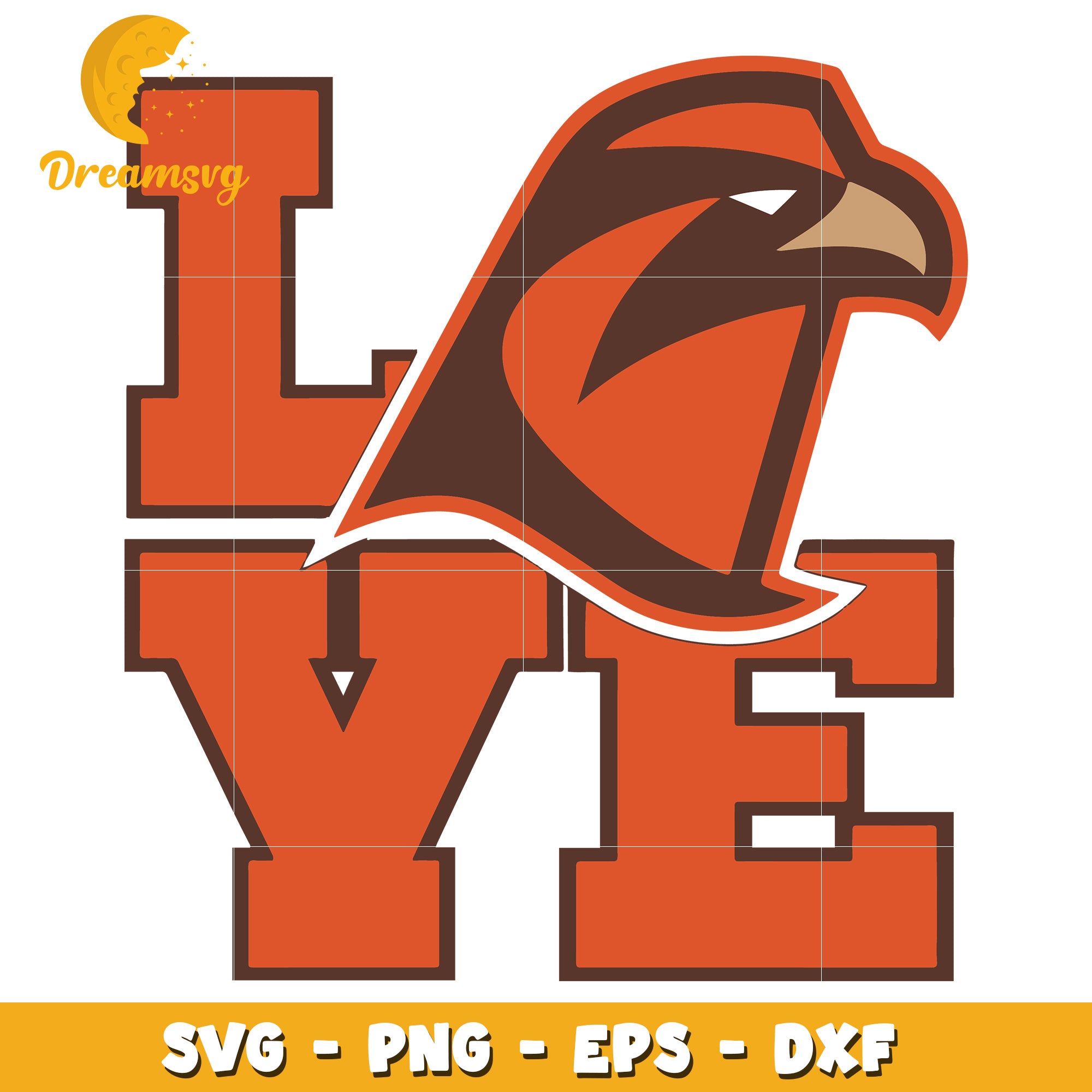 Eagle Love SVG PNG EPS DXF Files – DreamSVG Store