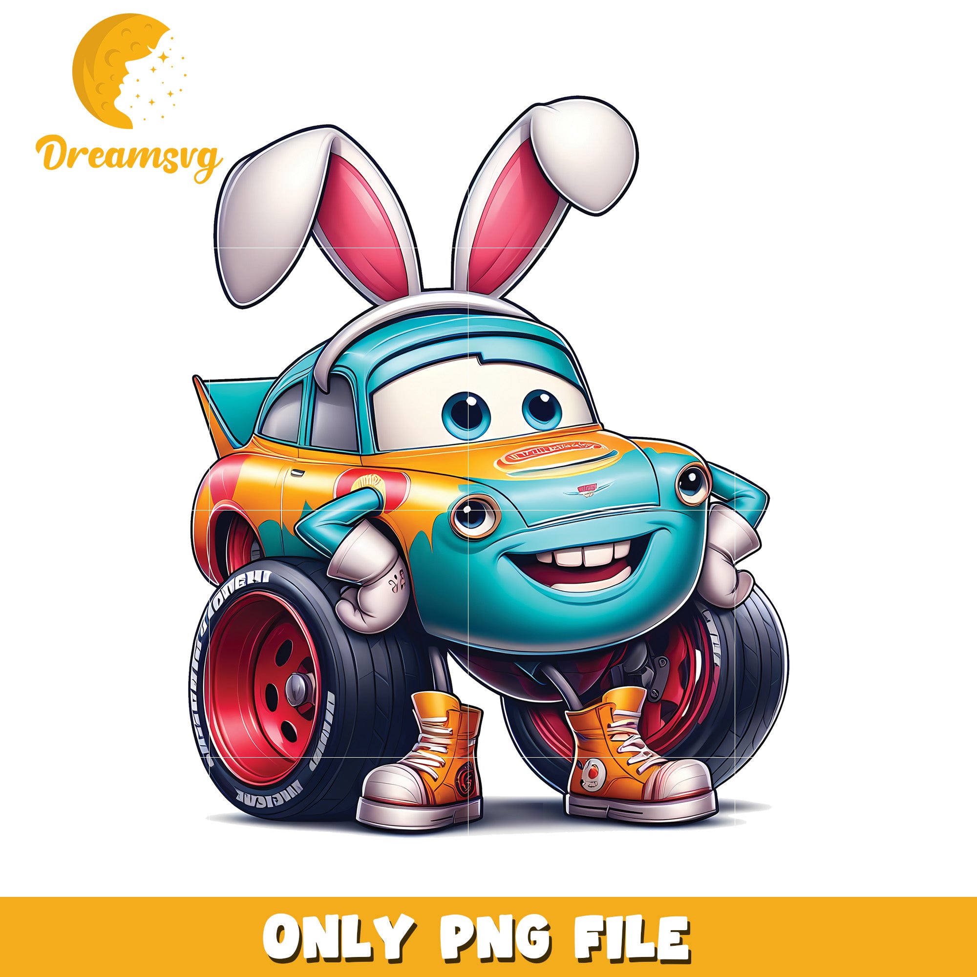 Easter Bunny Cars PNG Image – DreamSVG Store