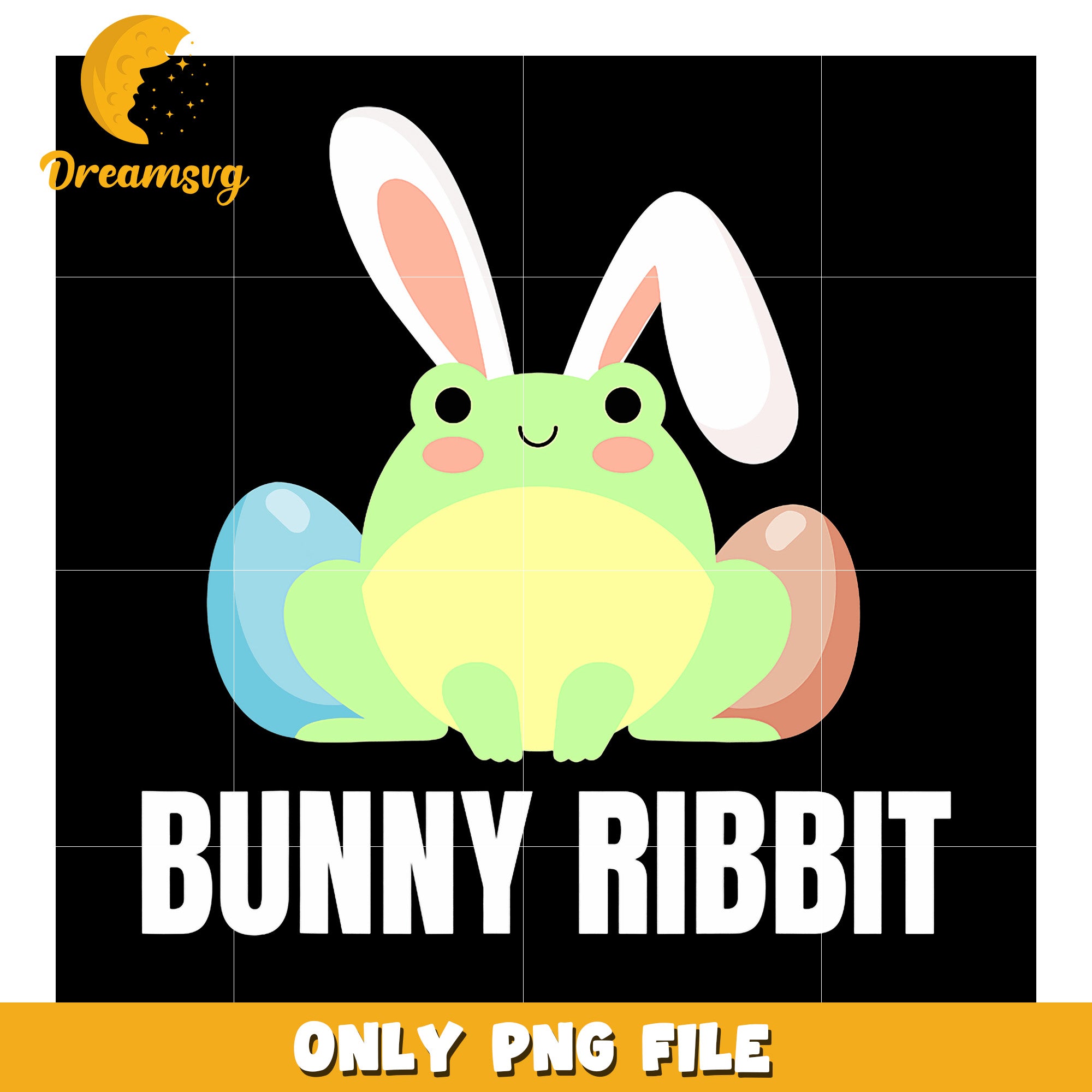 Easter Frog Bunny PNG Design – DreamSVG Store