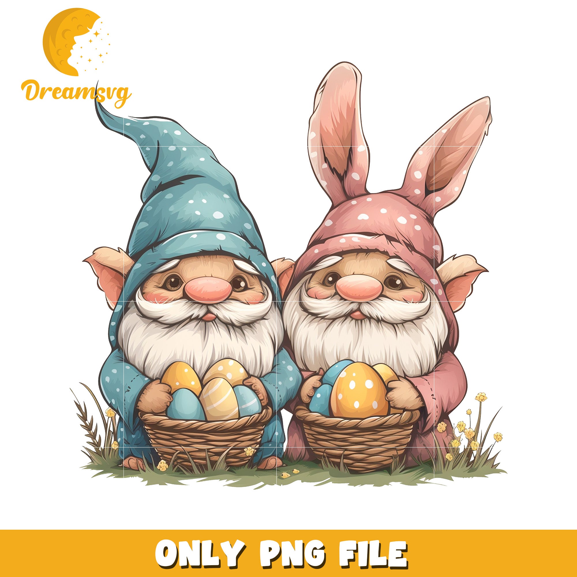 Easter Gnomes PNG Clipart – DreamSVG Store