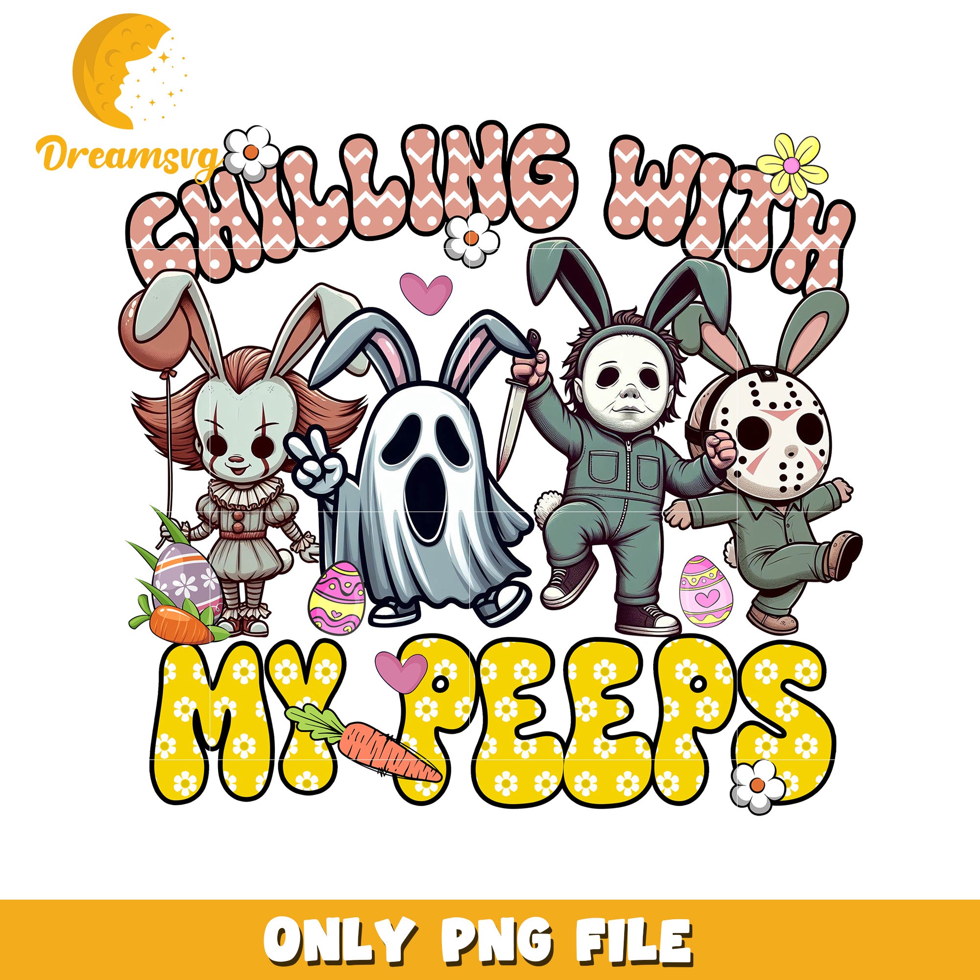 Easter Horror Bunny Peeps PNG – DreamSVG Store