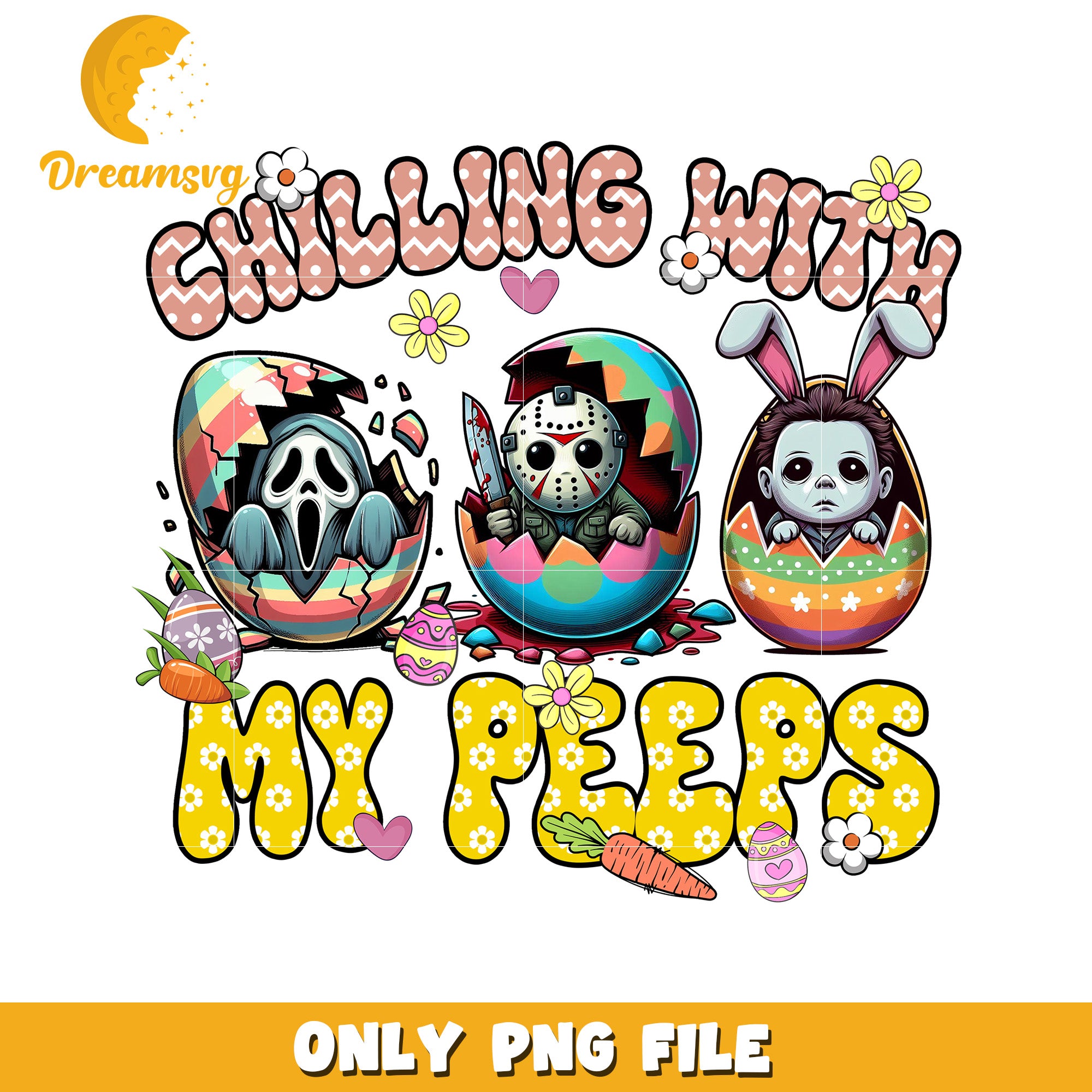 Easter Horror PNG Peeps Design – DreamSVG Store