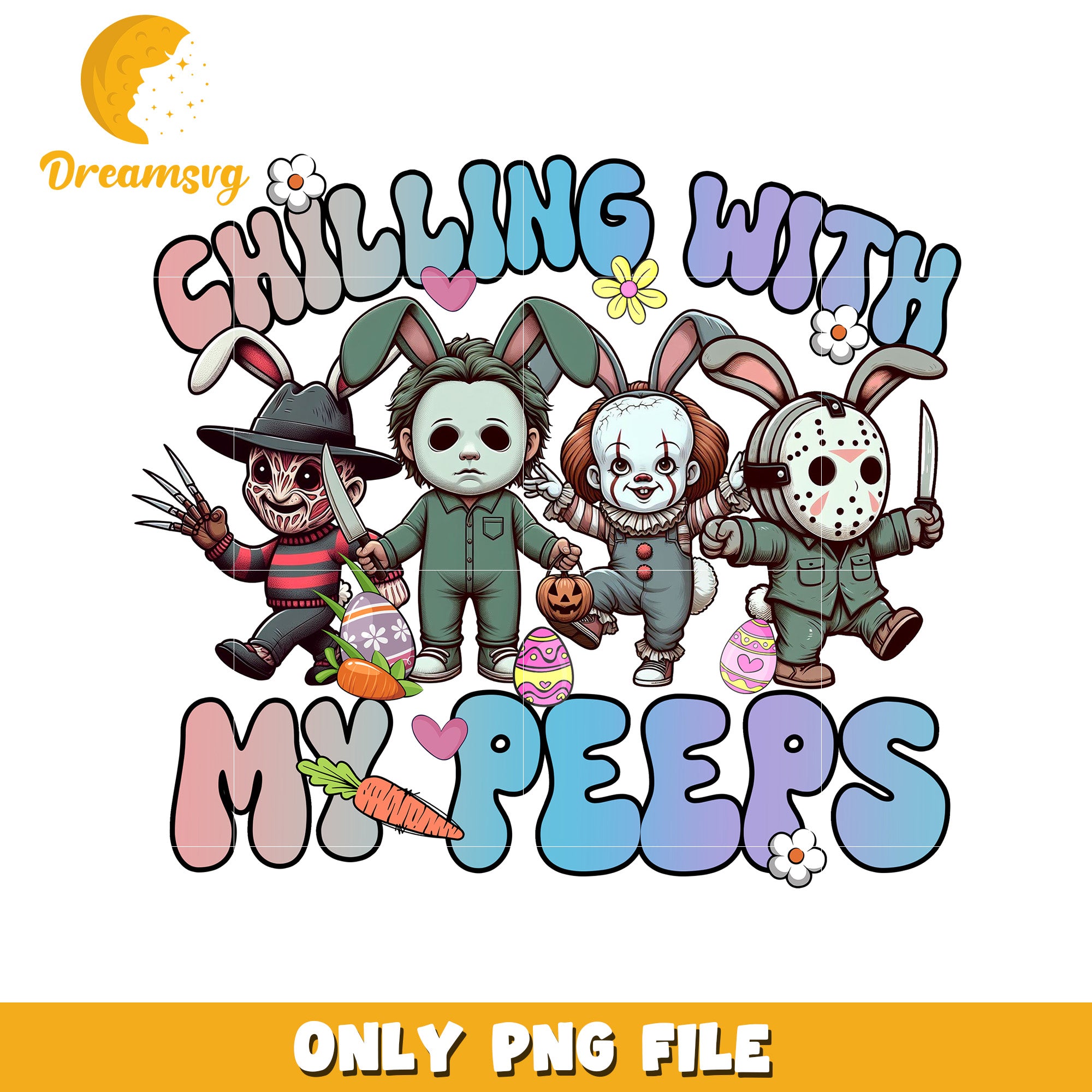 Easter Horror Peeps PNG Sublimation – DreamSVG Store
