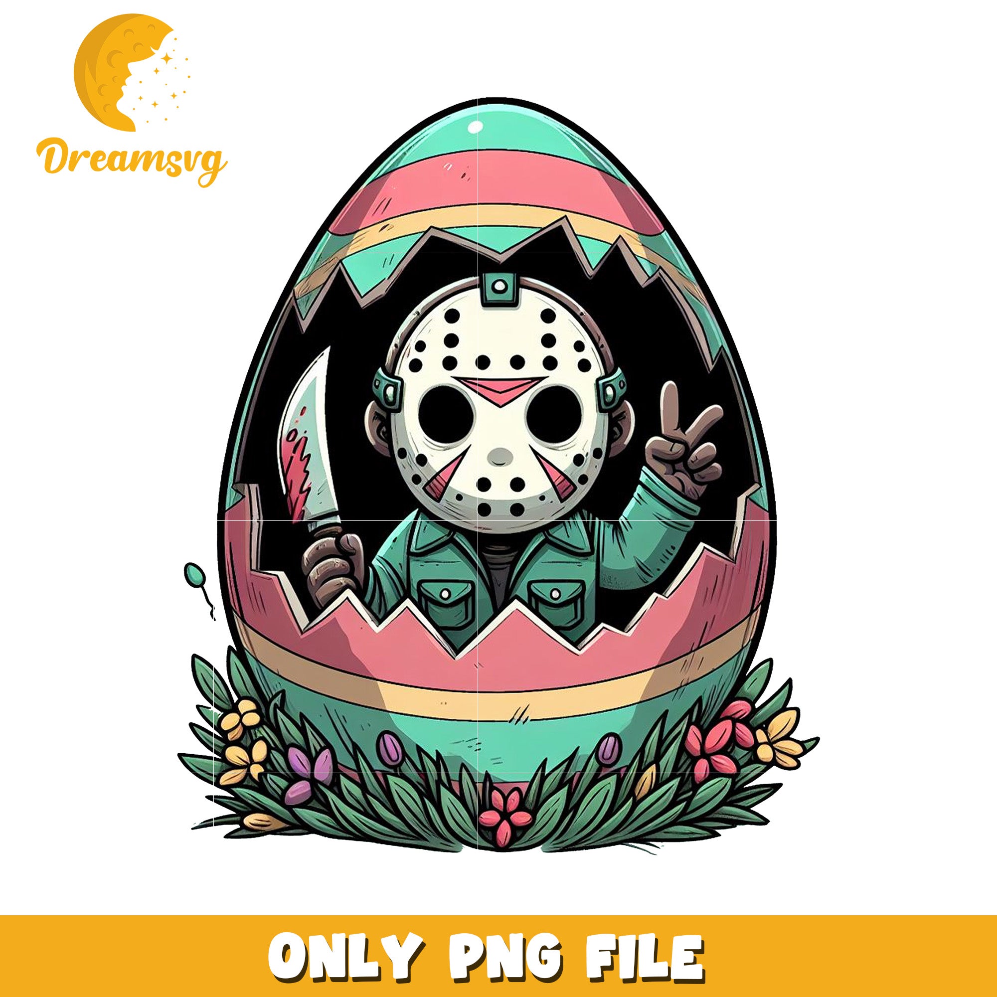 Easter Jason Voorhees PNG Image – DreamSVG Store