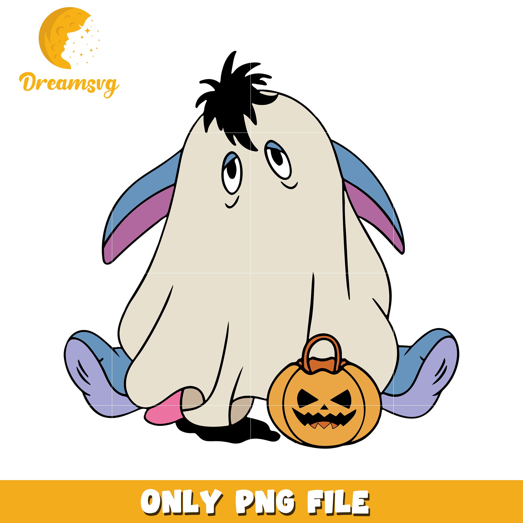 Eeyore Ghost Halloween PNG – DreamSVG Store