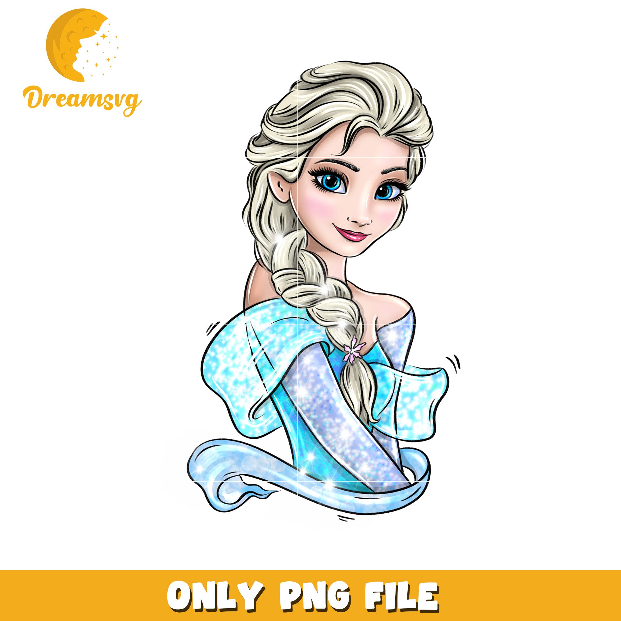 Elegant Elsa PNG Design for Creative Projects – DreamSVG Store