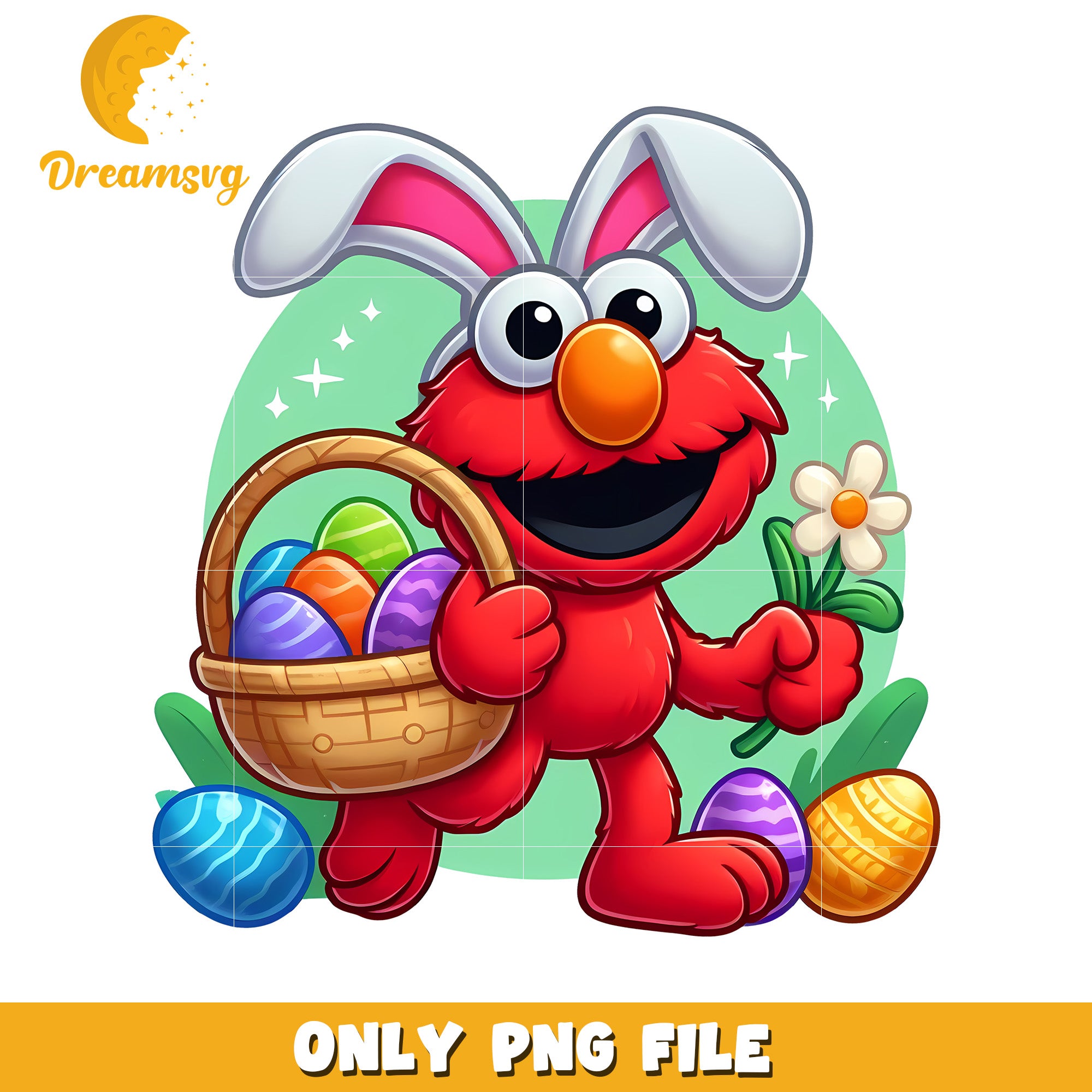 Elmo character bunny easter eggs png, easter eggs png, elmo png ...