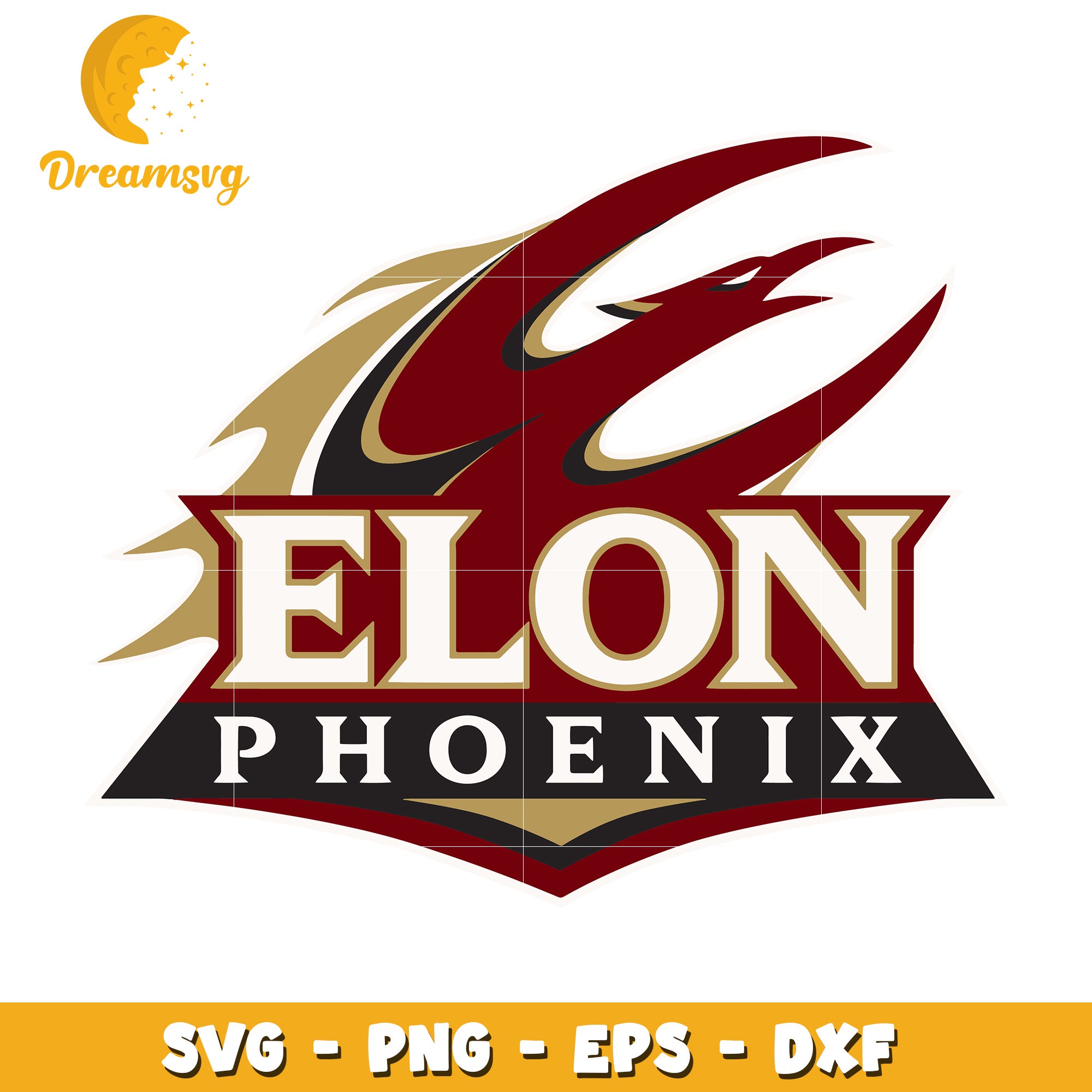 Elon Phoenix SVG PNG EPS DXF Cut File – DreamSVG Store