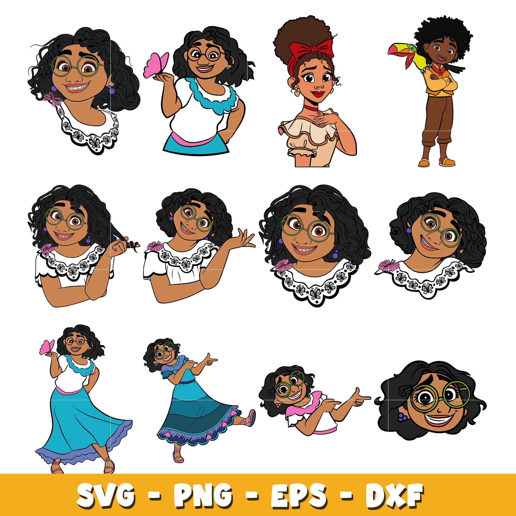 Layered Encanto bundle svg, Disney cartoon svg, Digital download ...