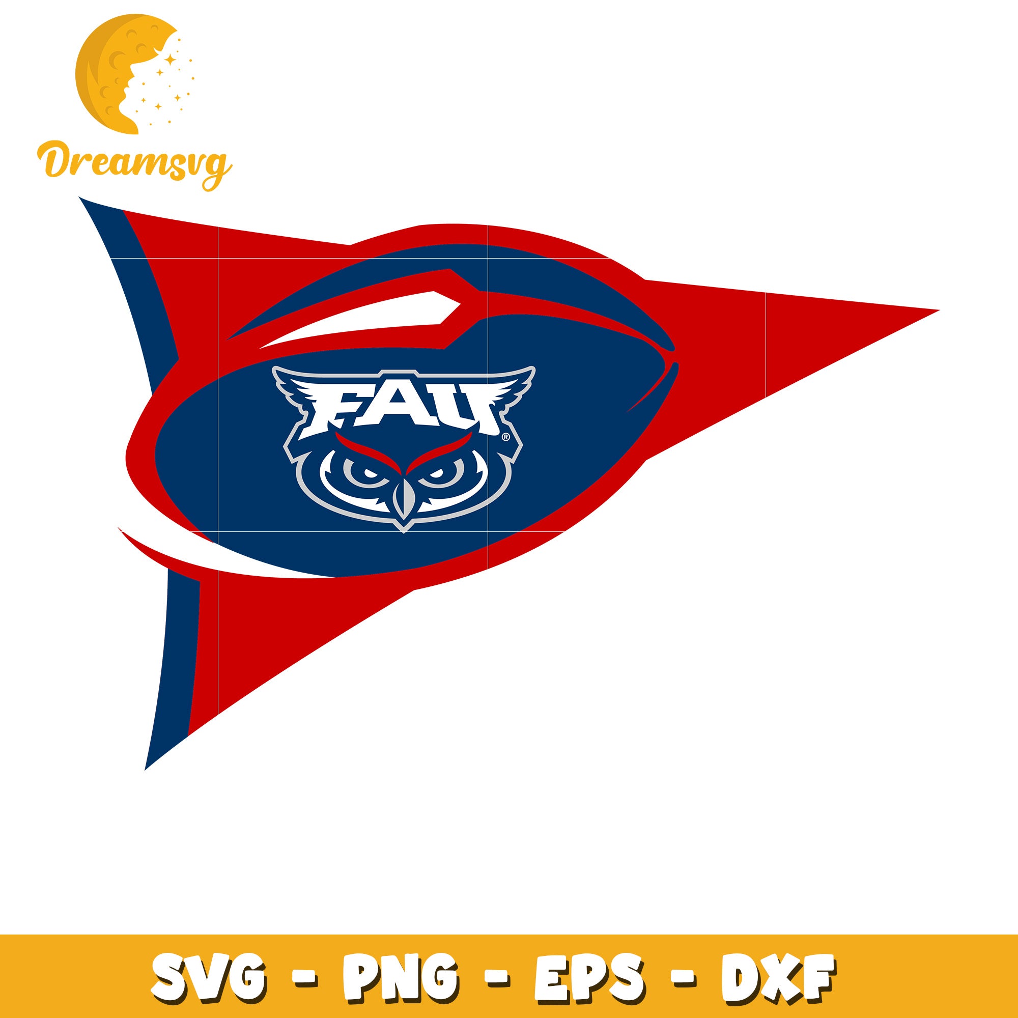 FAU Owl SVG PNG EPS DXF Cut Files – DreamSVG Store
